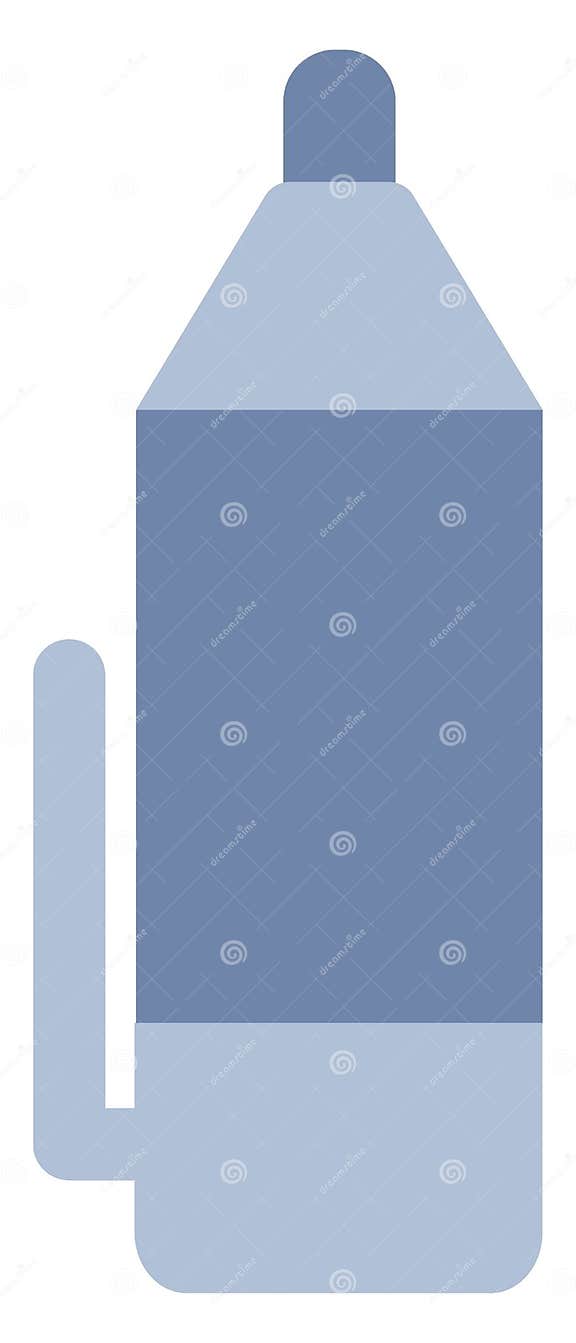 Blue marker, icon stock vector. Illustration of highlight - 259785227