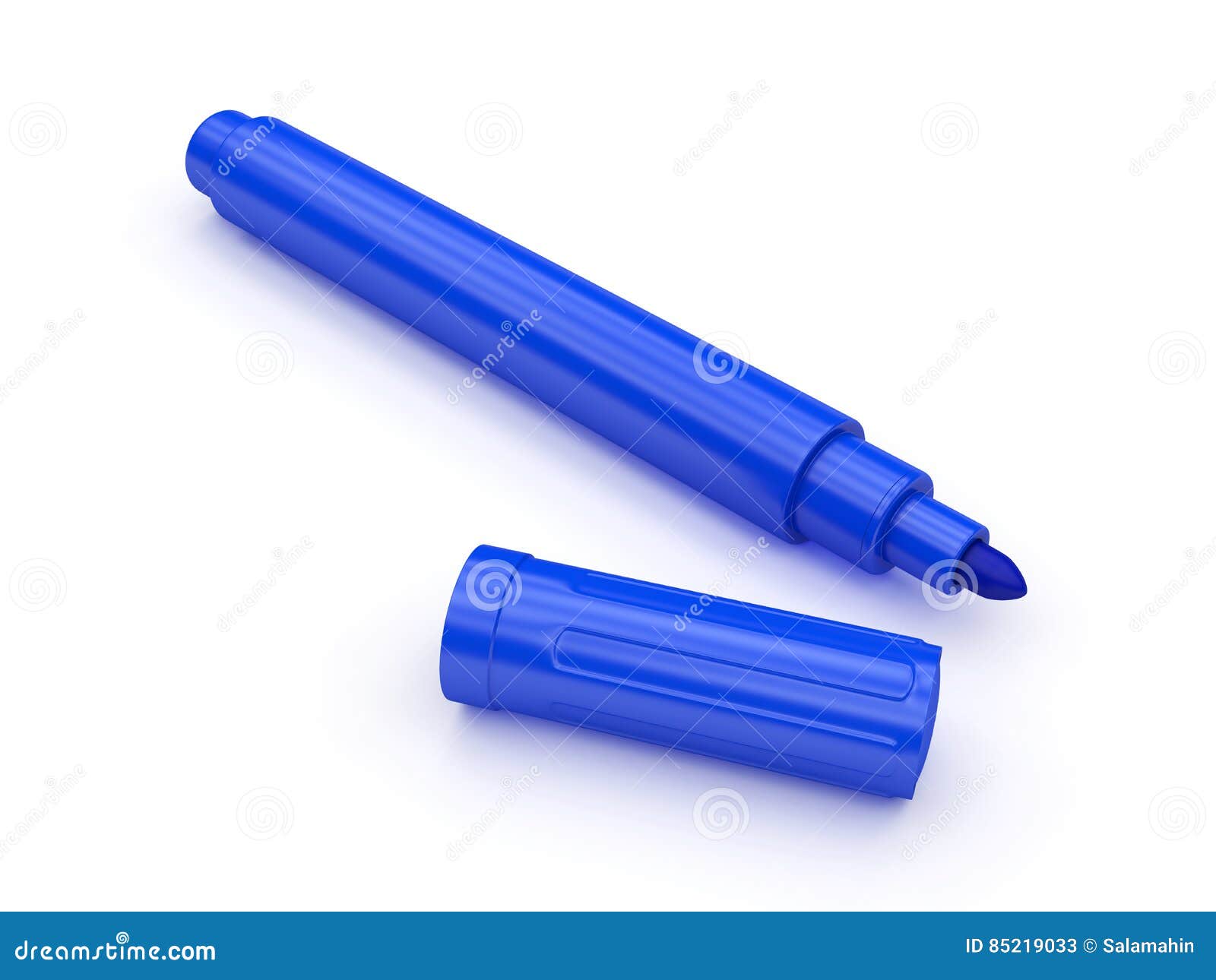 Blue marker stock image. Image of single, whiteboard - 85219033