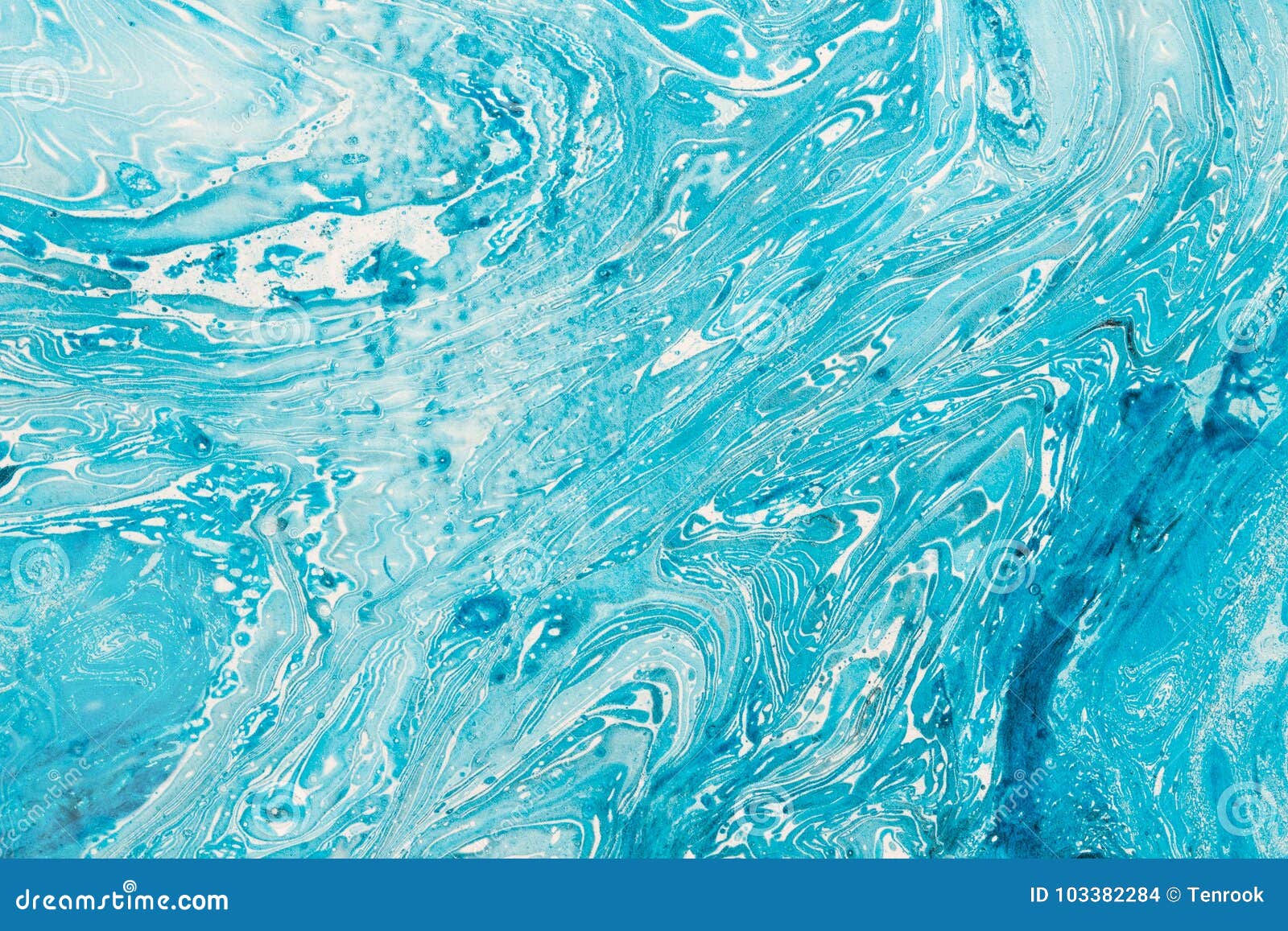 Blue Marmara Texture. Abstract Background with Creative Oil Painted ...