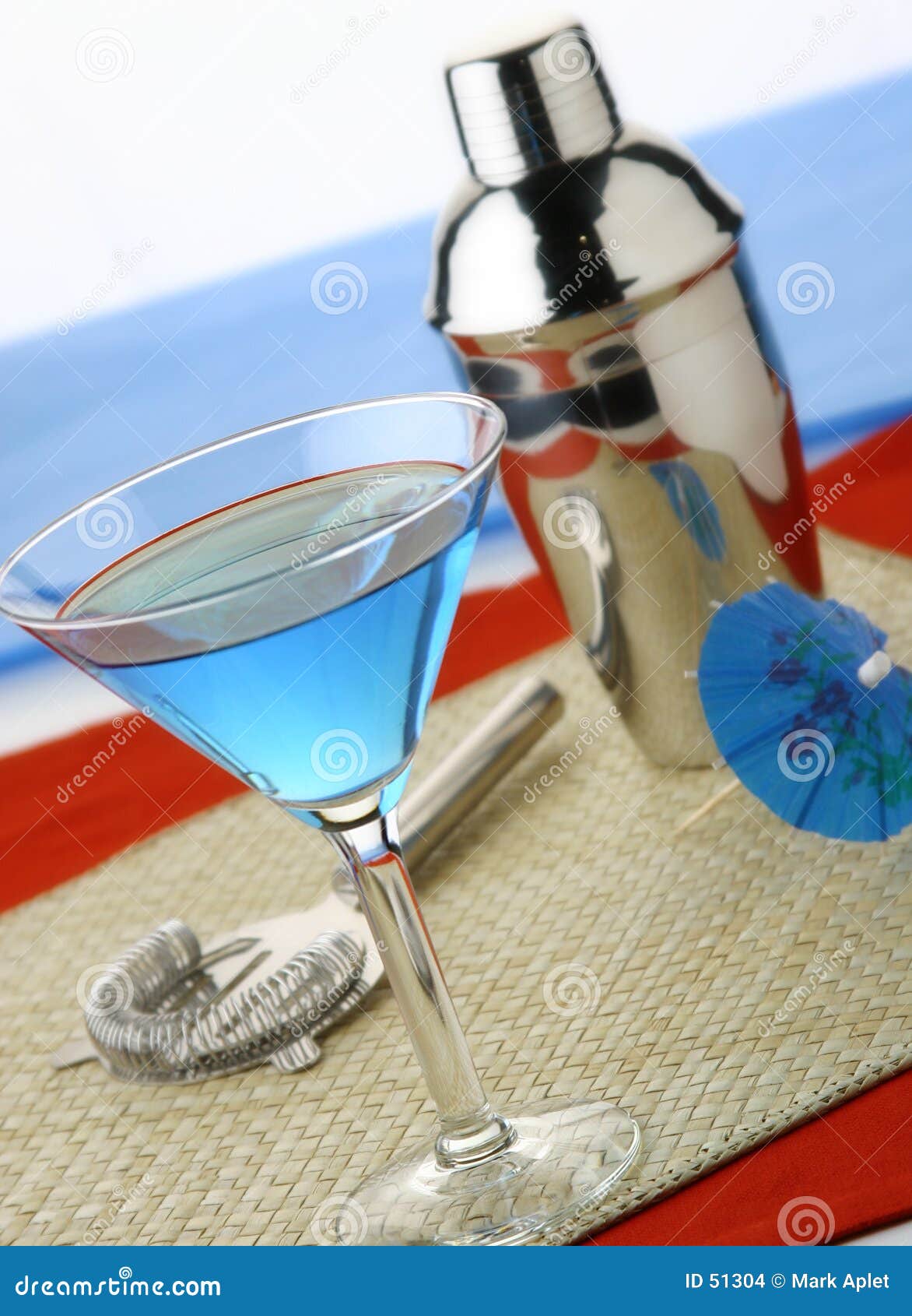 Blue Martini stock photo. Image of celebration, colorfull - 51304