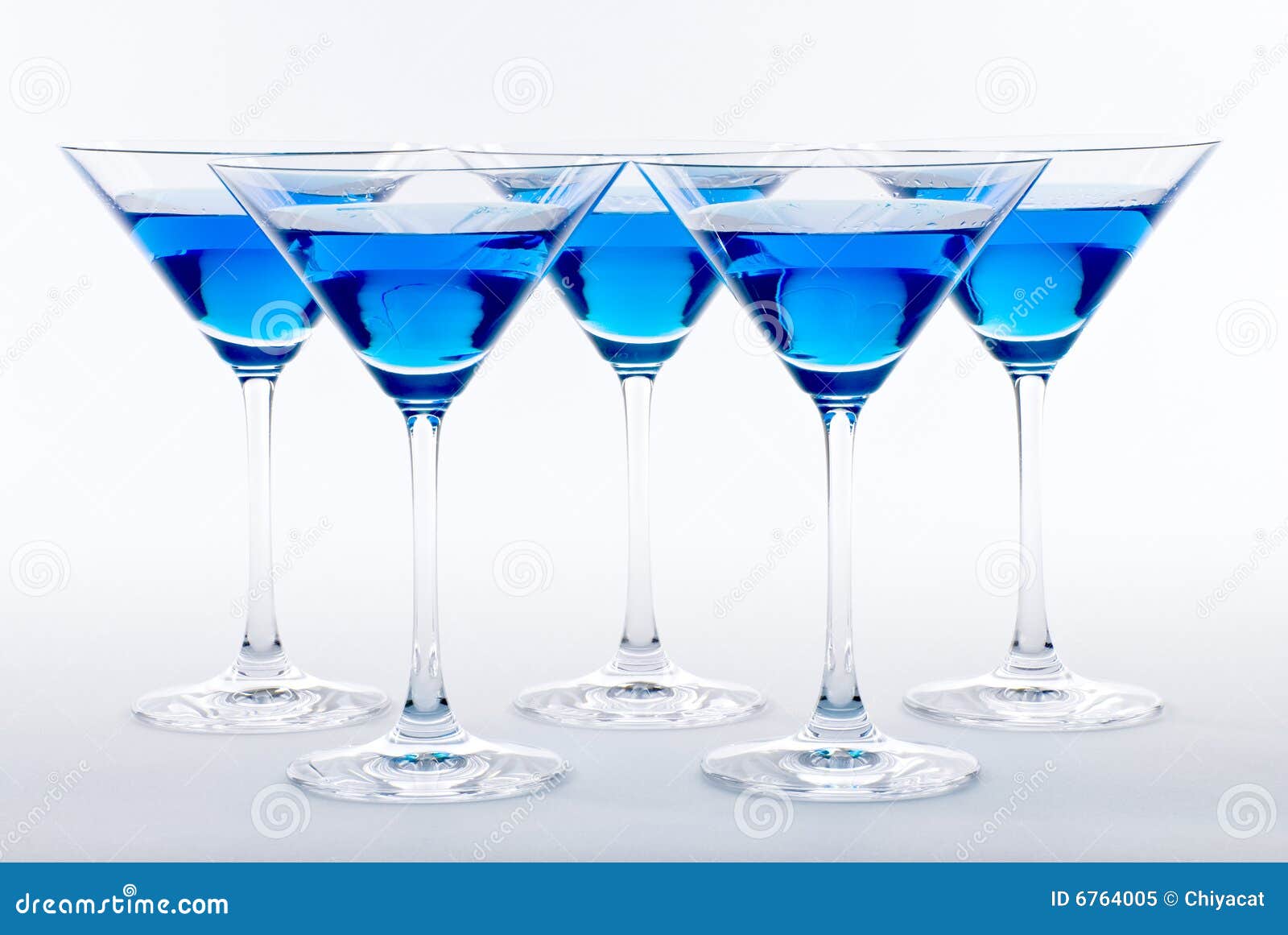 Blue Martini Cocktail stock image. Image of blue, alcohol - 6764005
