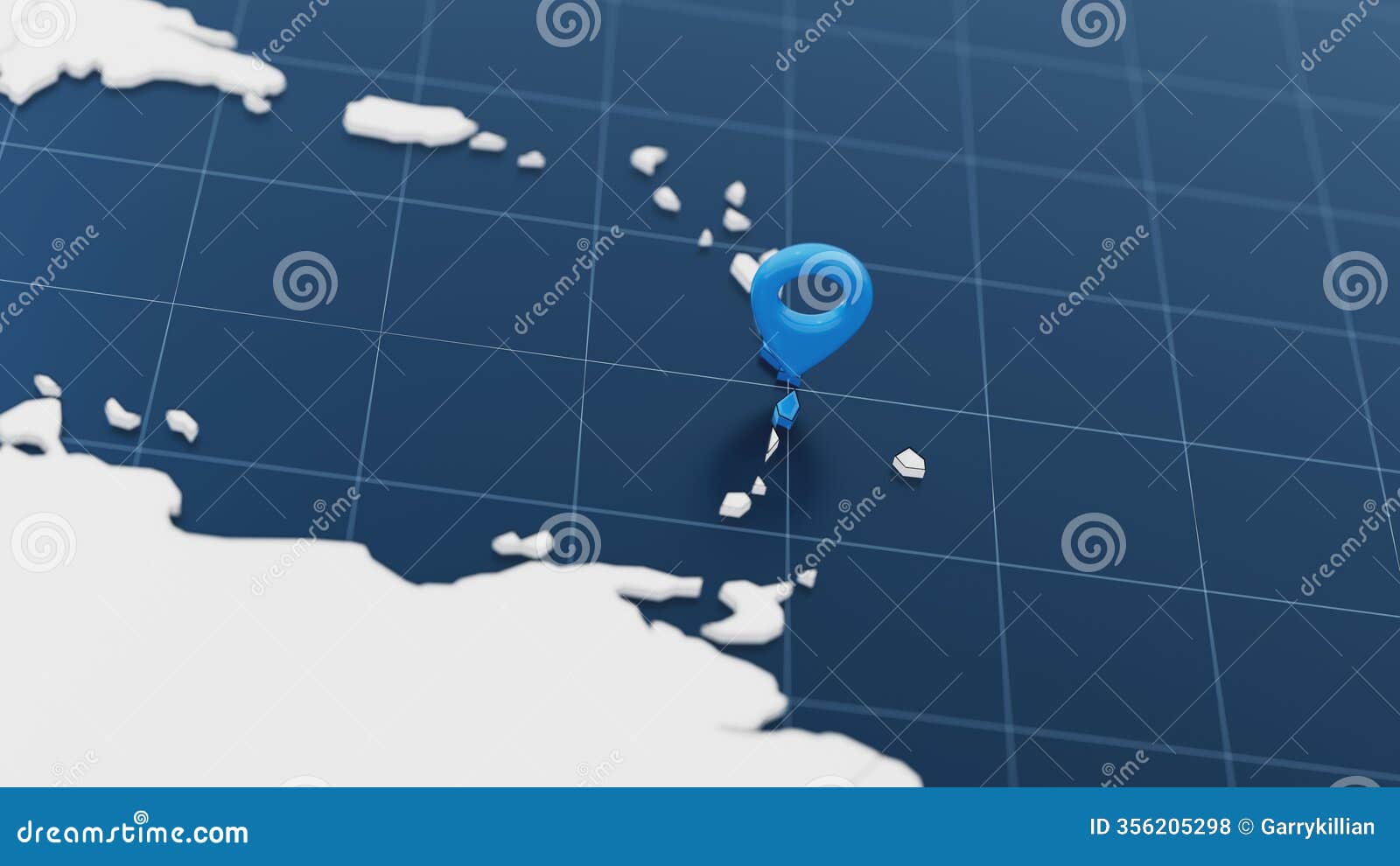 Martinique Political Map Martinique Travel Map Hi Res Stock