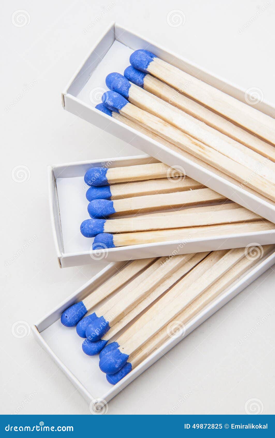 Blue match stock image. Image of object, close, flame - 49872825