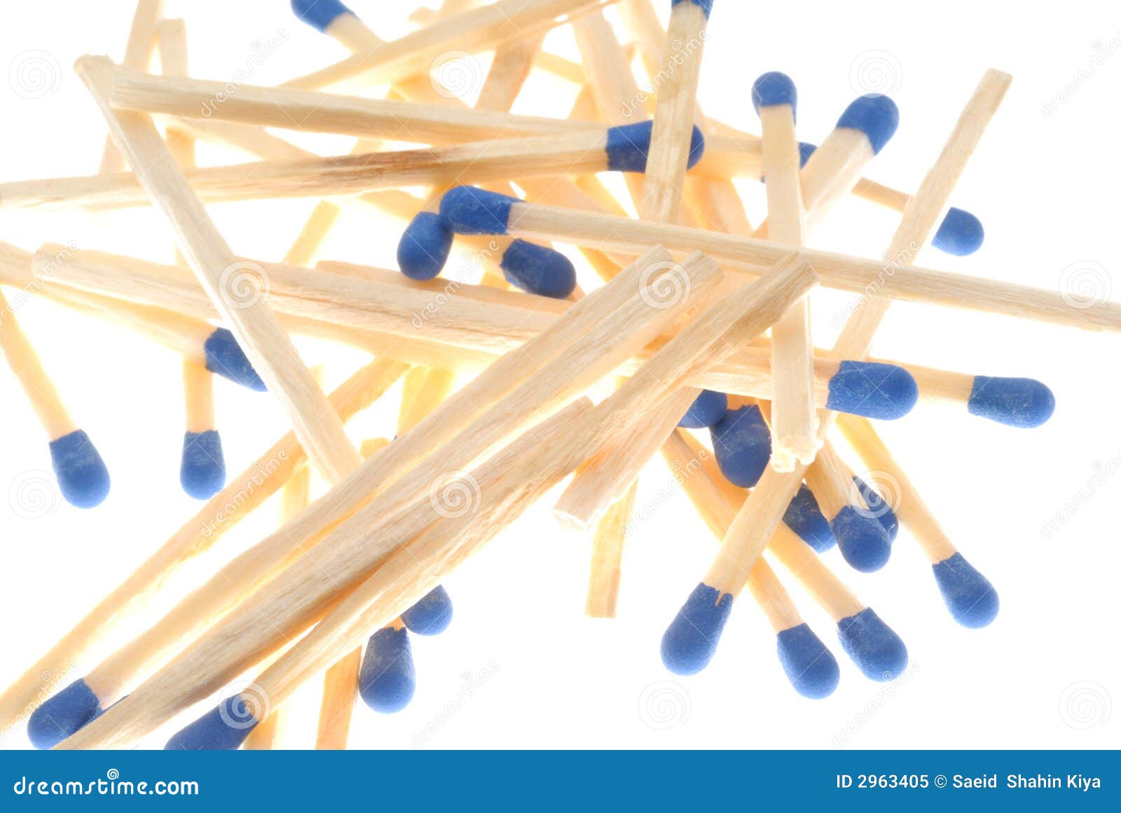 Blue Matches Picture. Image: 2963405