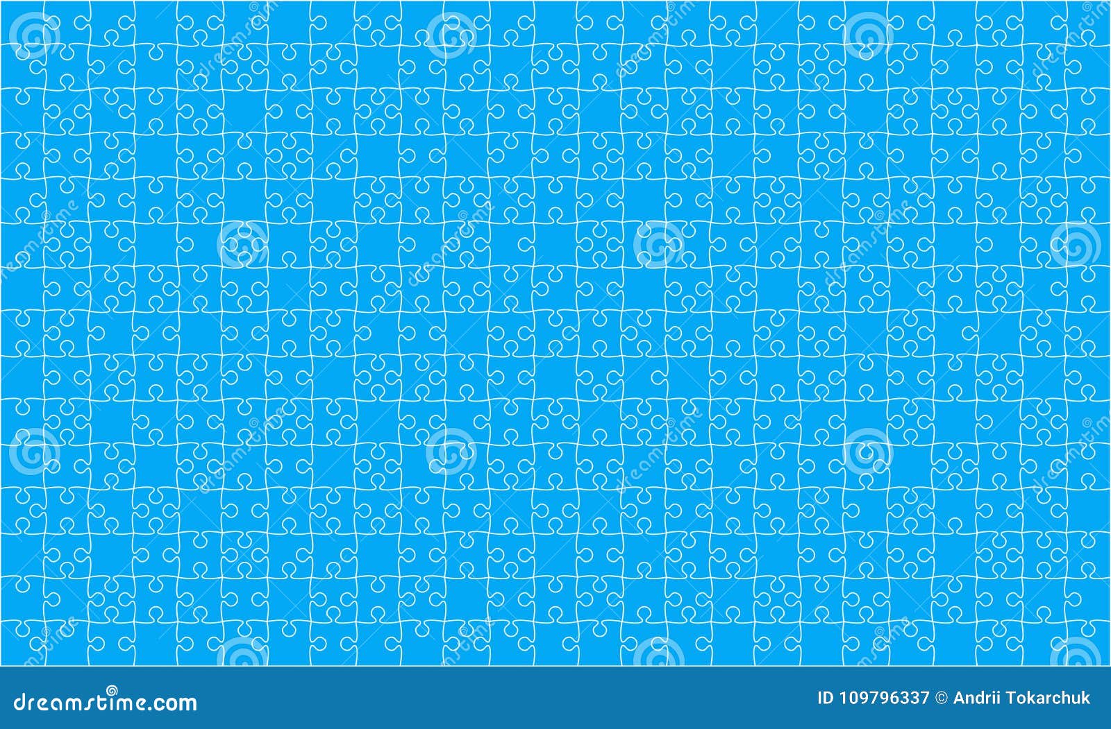 375 Blue Puzzles Pieces Jigsaw - Vector Stock Vector - Illustration of ...