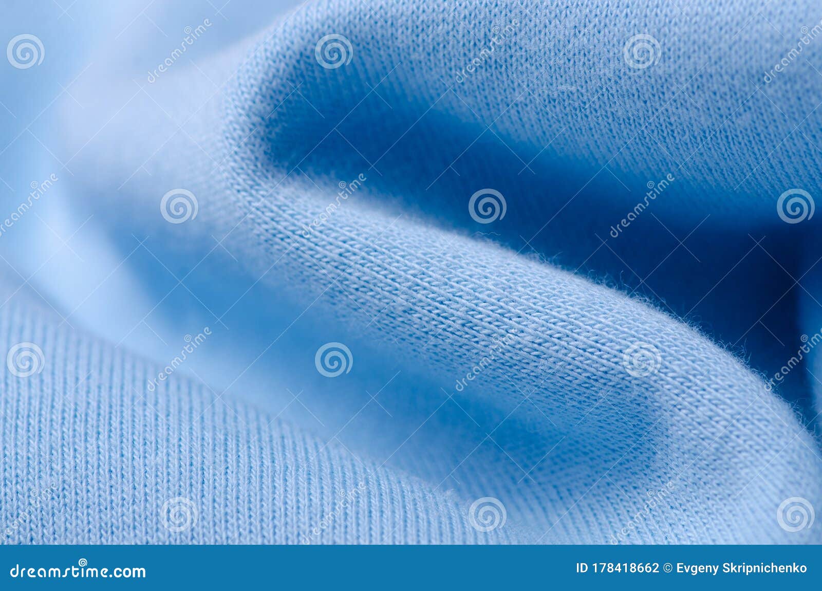 Blue Material Fabric Textile Texture Clothing Stock Photo - Image of ...