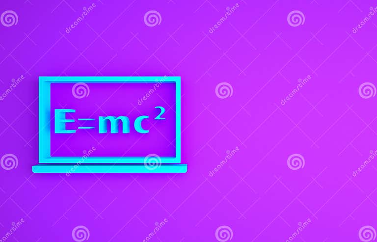 Blue Math System of Equation Solution on Chalkboard Icon Isolated on ...