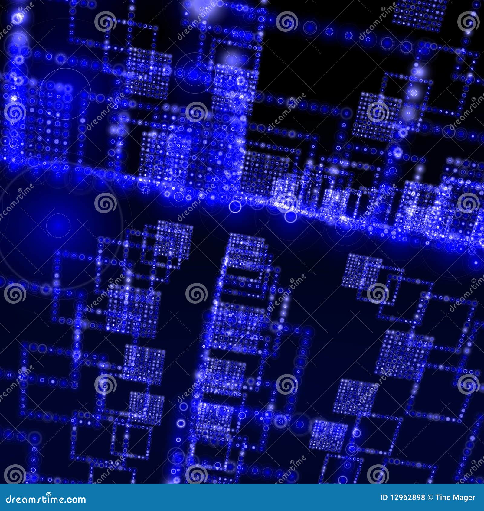 Dot Matrix World Map Vector Illustration | CartoonDealer.com #539662