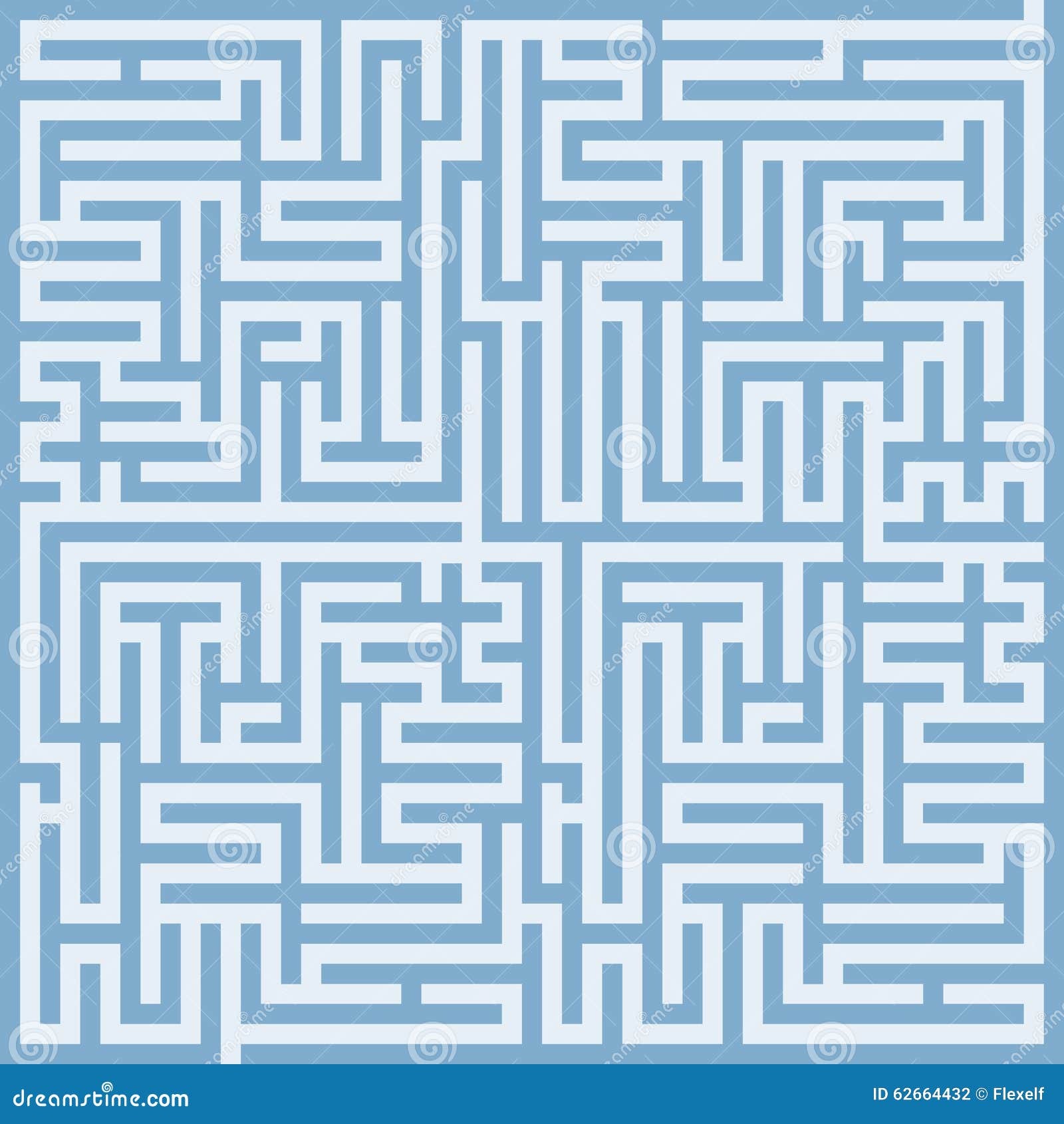 The Blue Maze Vector Illustration | CartoonDealer.com #62664432