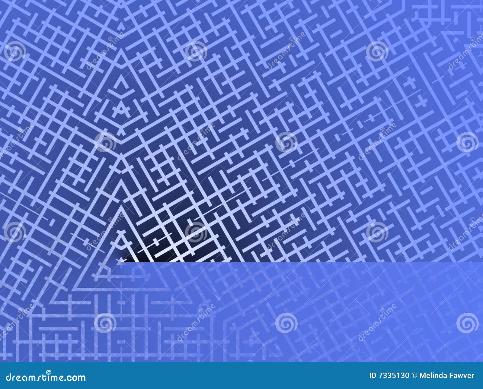 Blue Maze Background stock illustration. Illustration of background ...