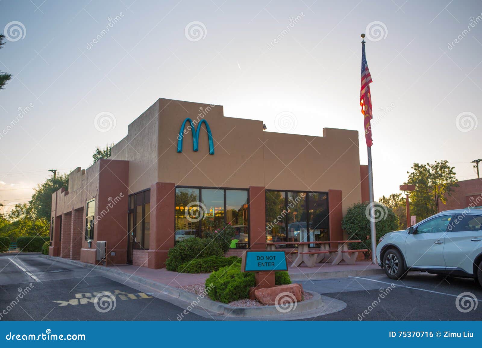 McDonald Sign Board On Blue Sky Editorial Image | CartoonDealer.com ...