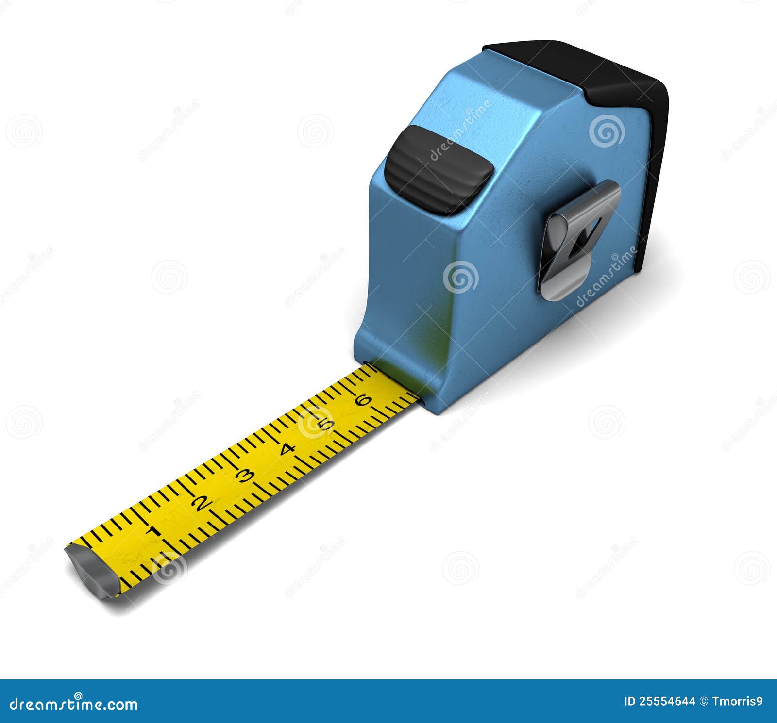 Blue Measuring tape stock illustration. Illustration of millimeters ...