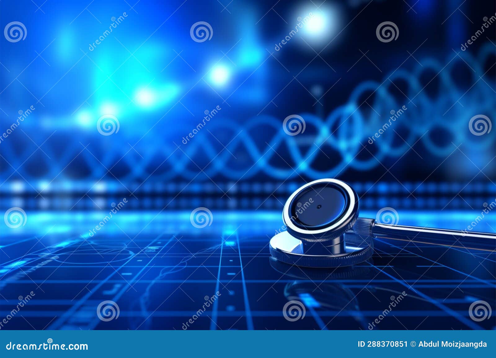 Blue Medical Backdrop Featuring Ample Space for Informative Text Stock ...