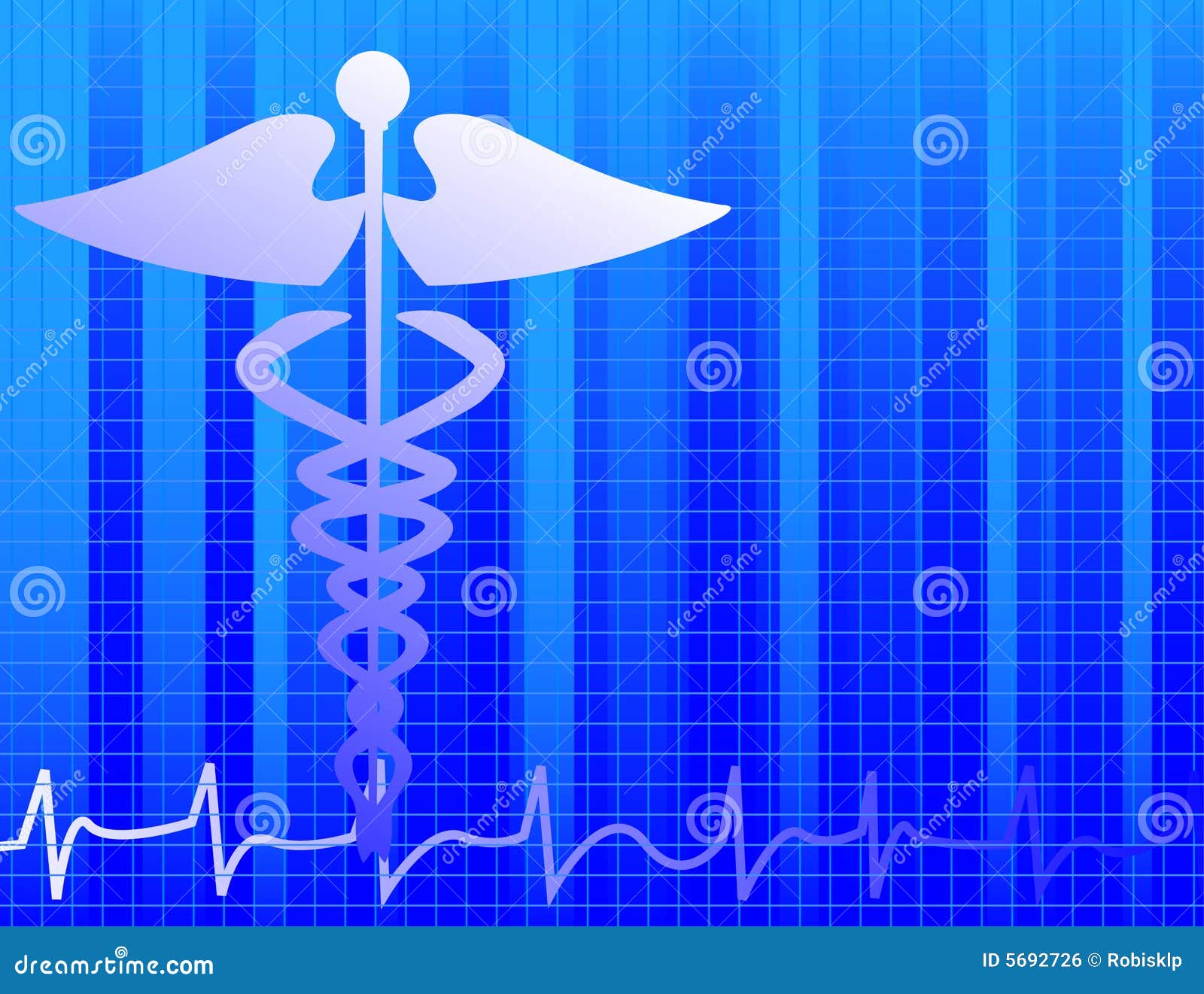 Blue Medical Background Vector Illustration | CartoonDealer.com #5692726