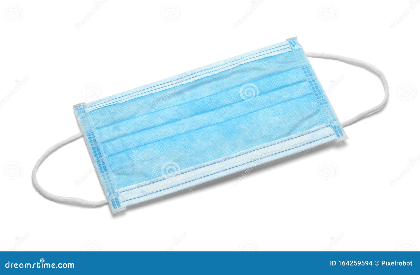 Blue Medical Mask stock photo. Image of hygiene, operation - 164259594