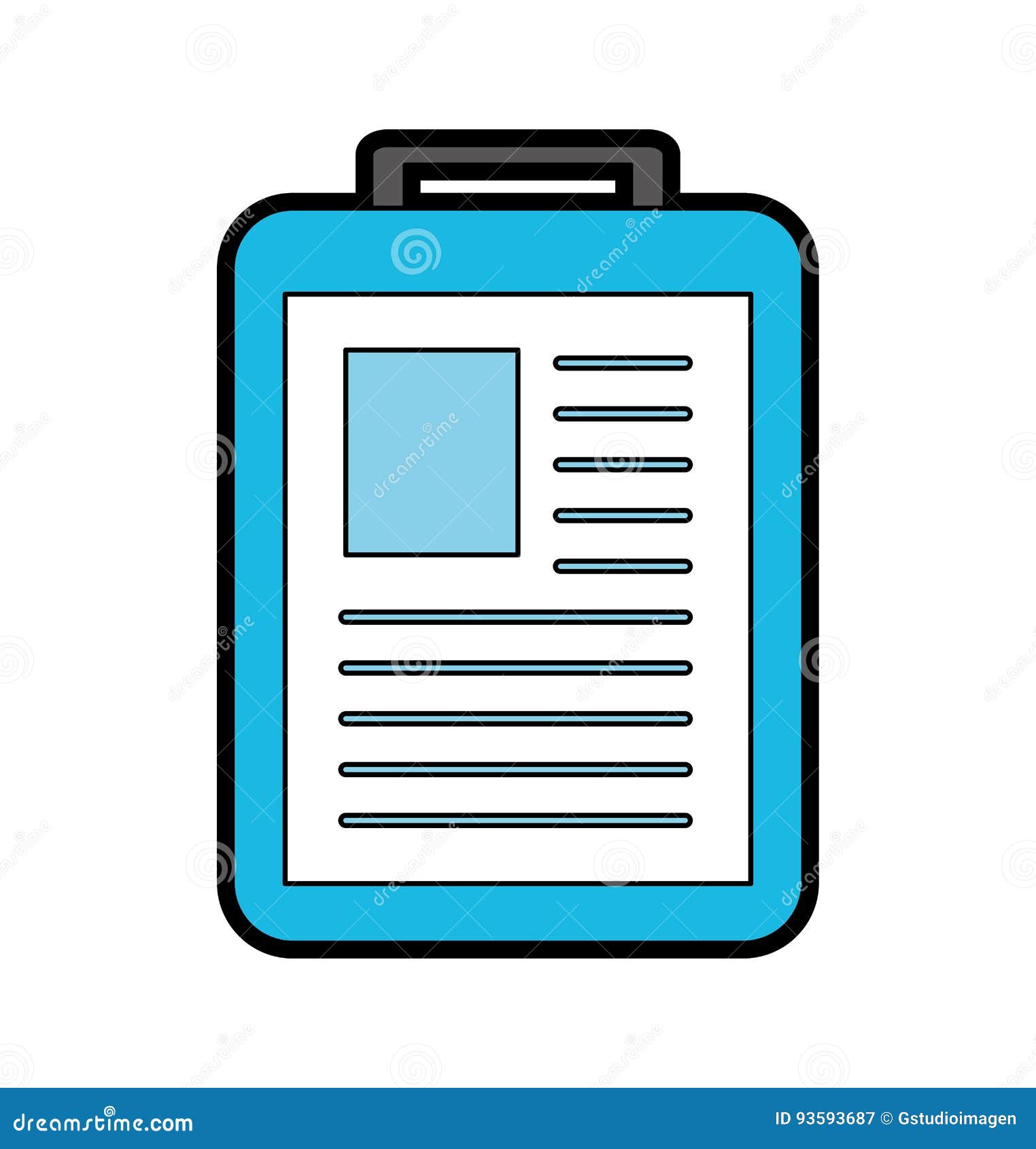 Medical Report Cartoon Cartoon Vector | CartoonDealer.com #93593071