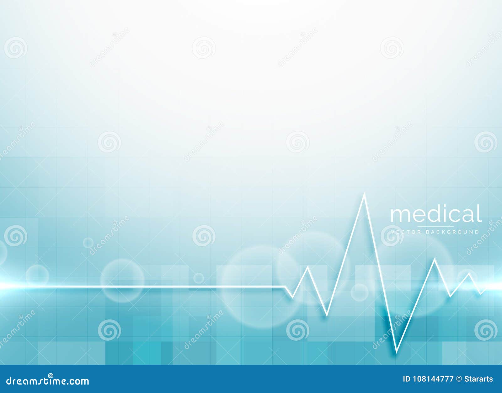 Blue Medical Science Background Vector Stock Vector - Illustration of ...