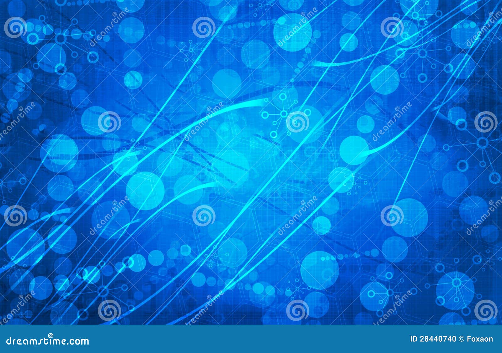 Blue Medical Science Futuristic Technology Abstract Background Stock ...