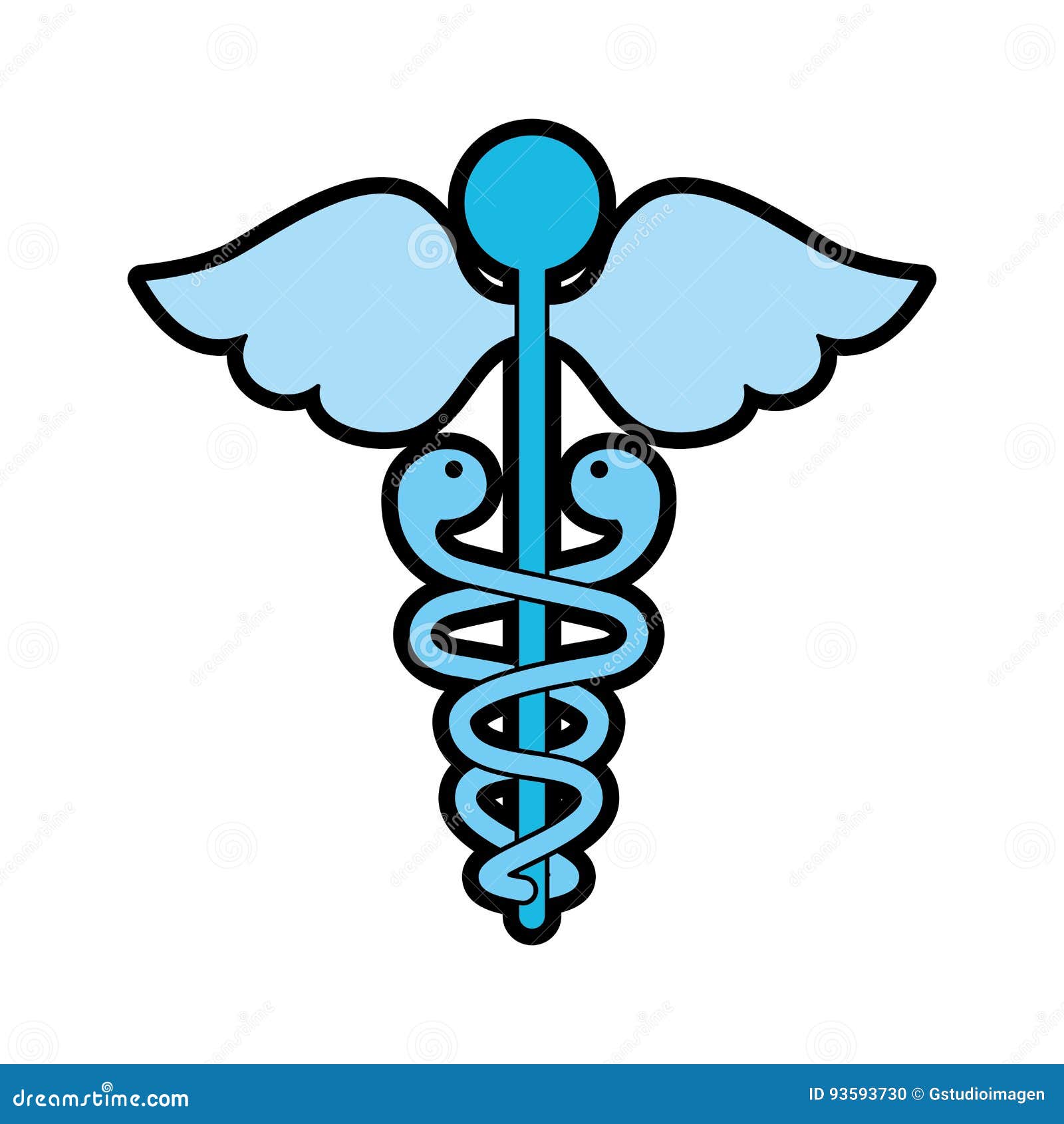 Blue medical symbol stock vector. Illustration of medic - 93593730