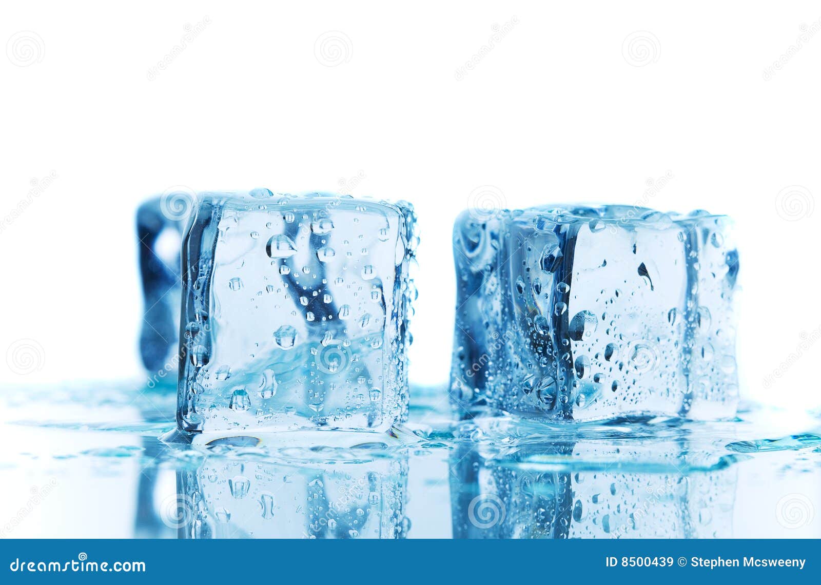 Blue melt stock image. Image of cube, water, closeup, light - 8500439