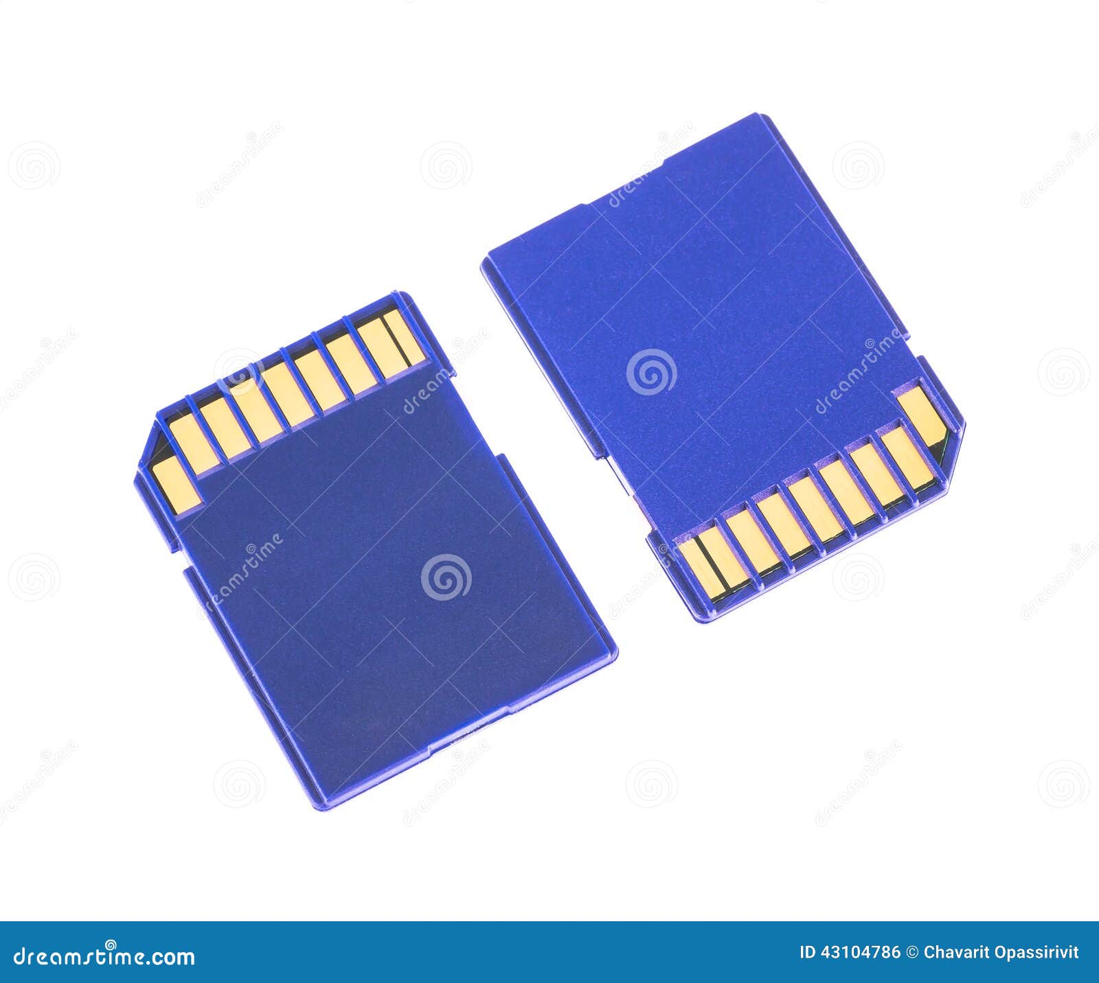 Blue memory SD card stock photo. Image of device, closeup - 43104786