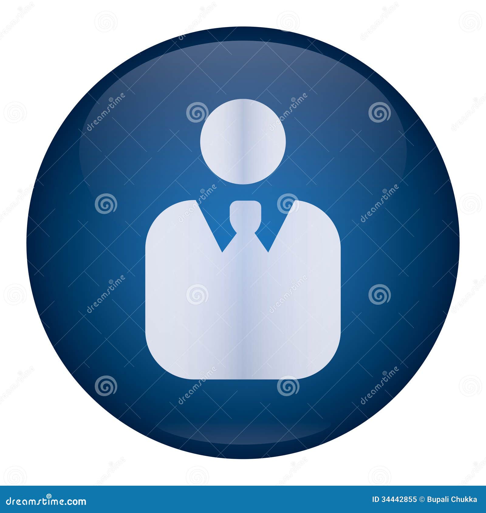 Blue Men Icon stock vector. Illustration of forum, community - 34442855
