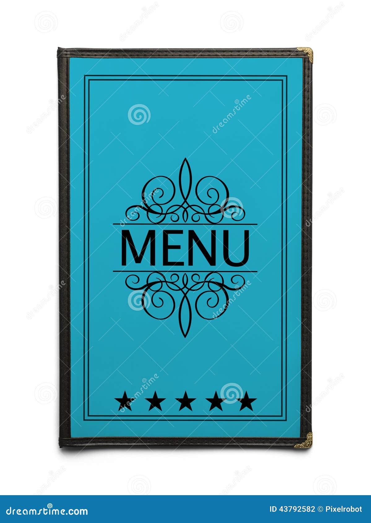 Blue Menu stock photo. Image of choice, objects, board - 43792582