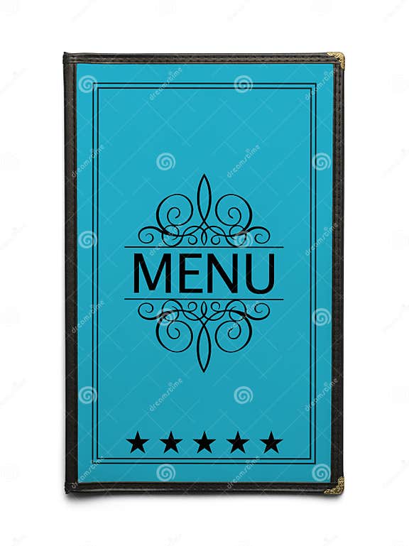 Blue Menu stock photo. Image of choice, objects, board - 43792582