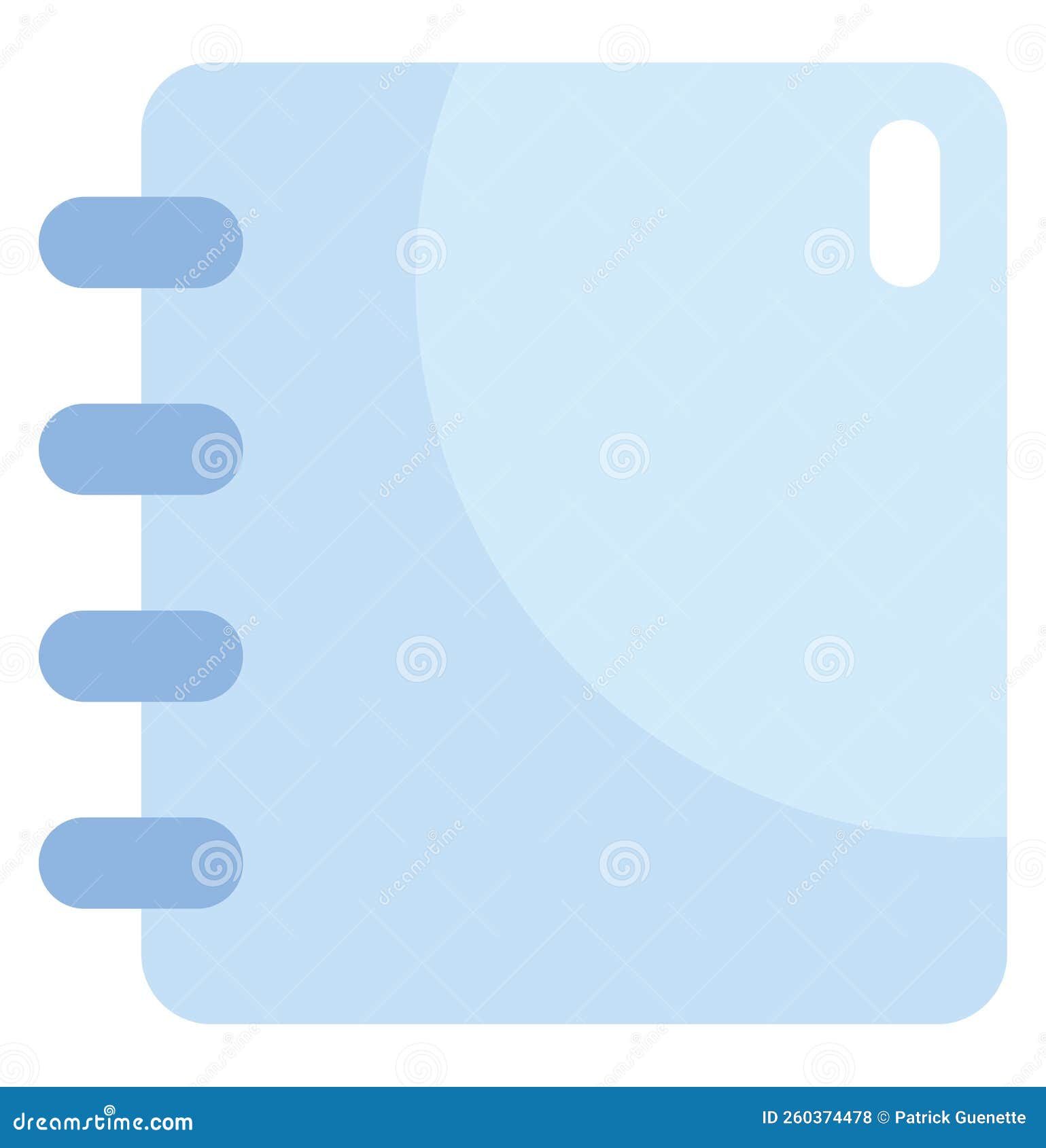 Blue menu, icon stock vector. Illustration of cafe, abstract - 260374478