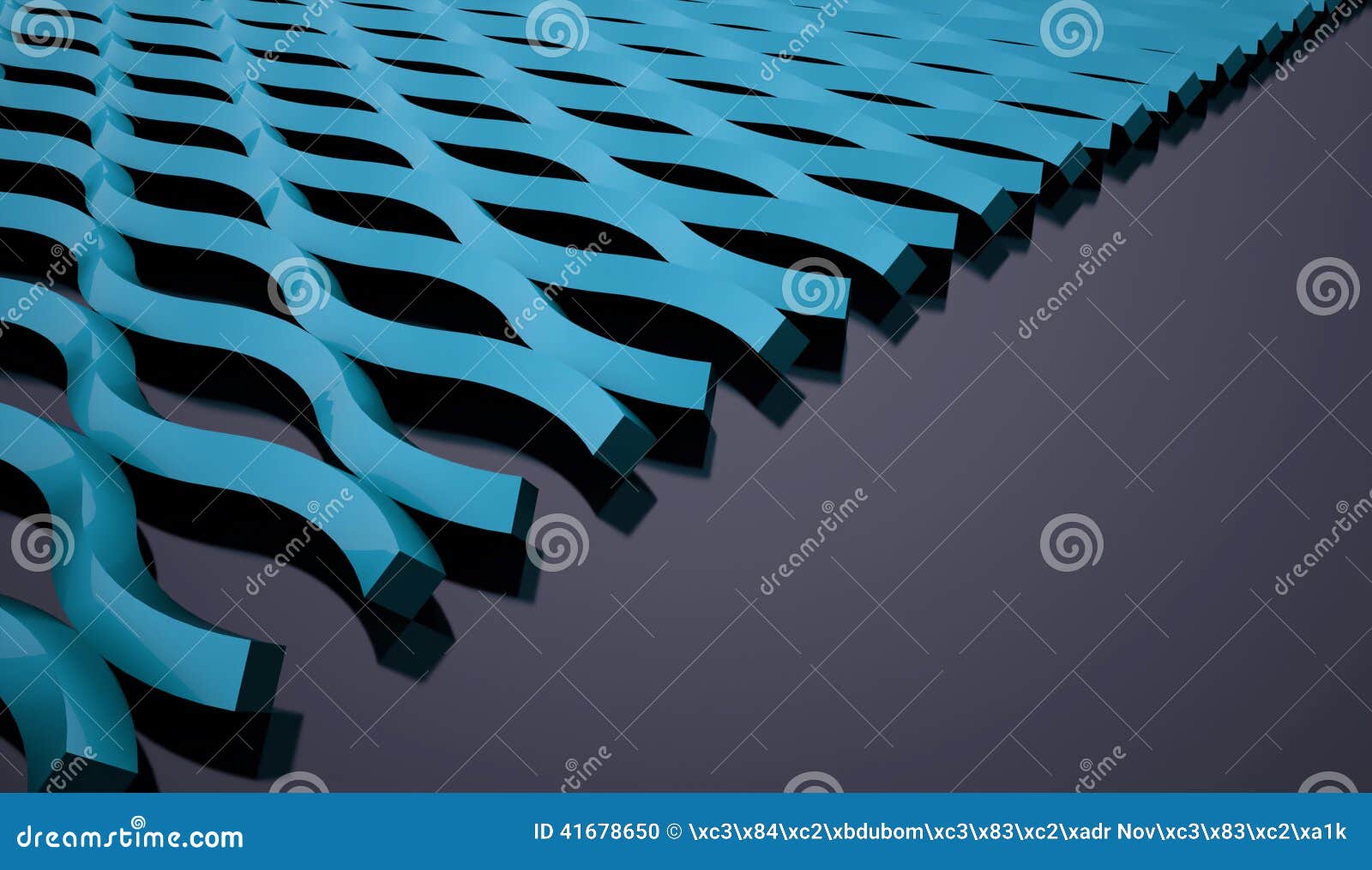 Blue Mesh on Black Background Concept Stock Illustration - Illustration ...