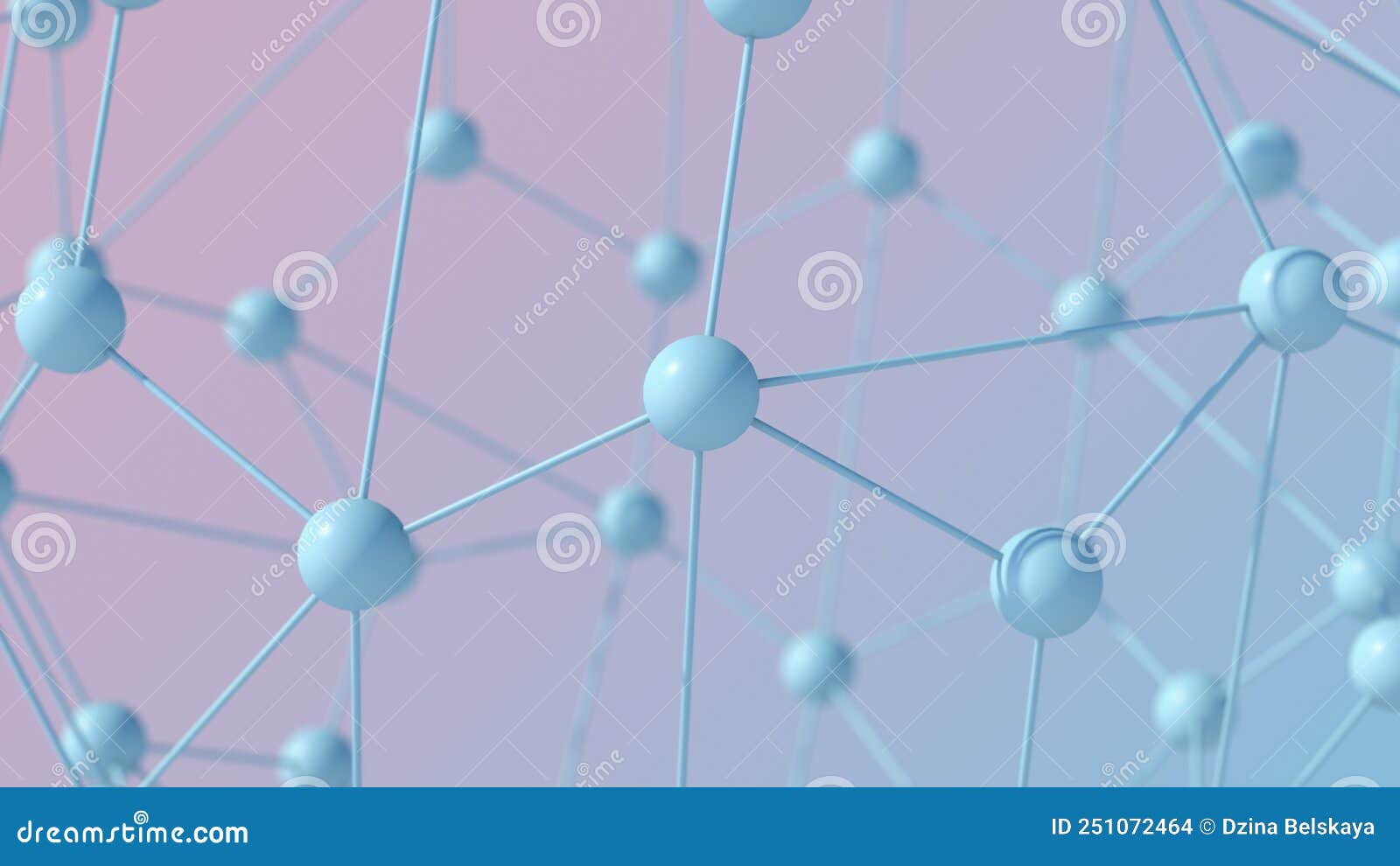 Blue Mesh, Pink Blue Gradient Background. Abstract Illustration, 3d ...