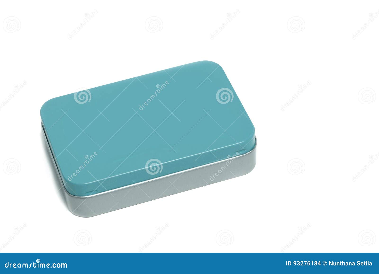 Blue Metal Box Isolated on White Stock Photo - Image of blue, toolbox ...