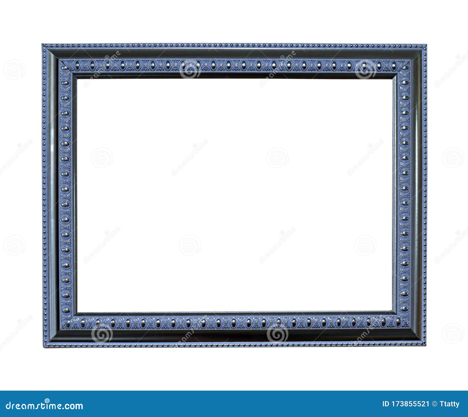 Blue metal frame stock image. Image of blue, blank, path - 173855521