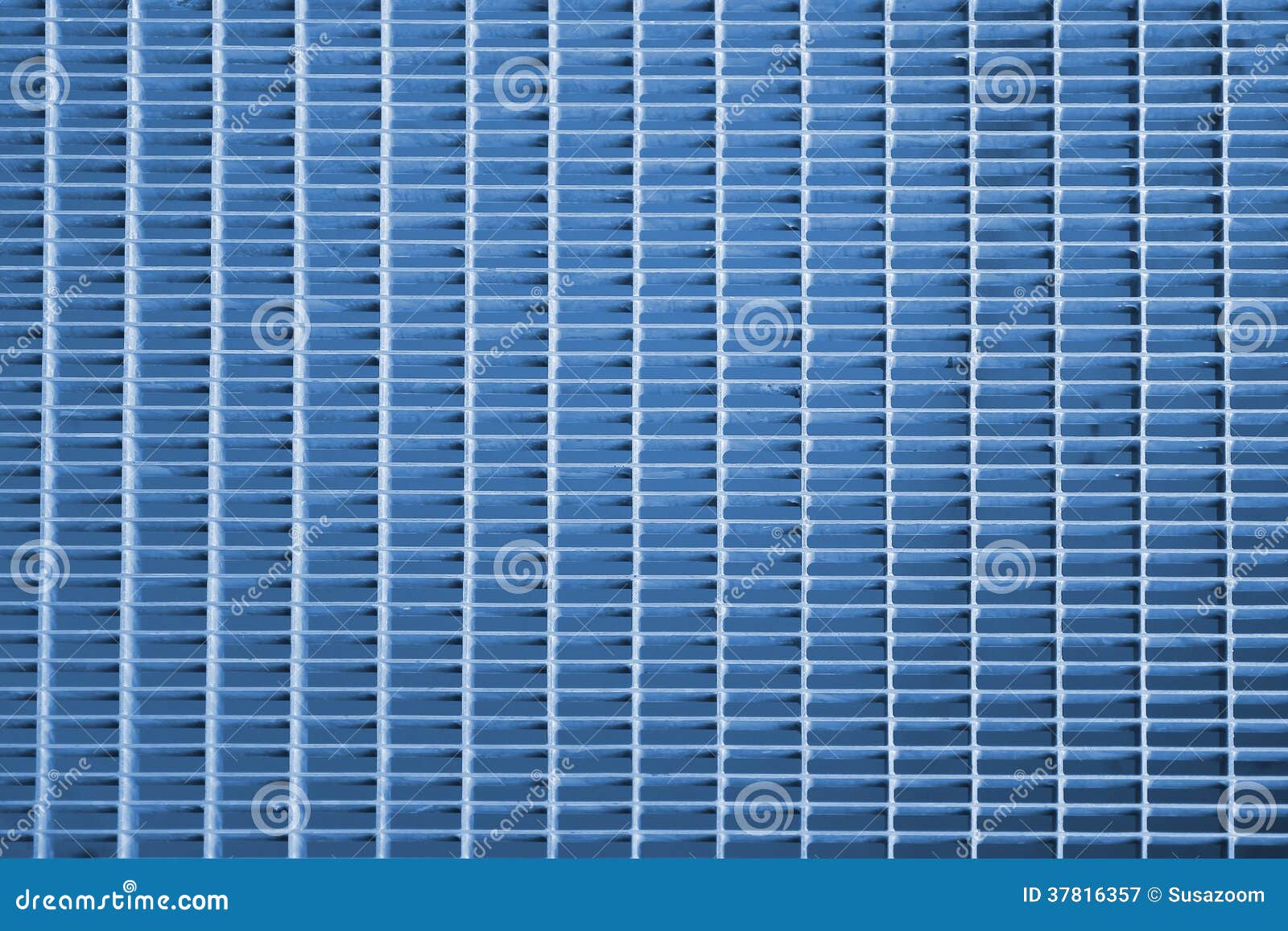 Blue metal grid stock image. Image of copyspace, industry - 37816357
