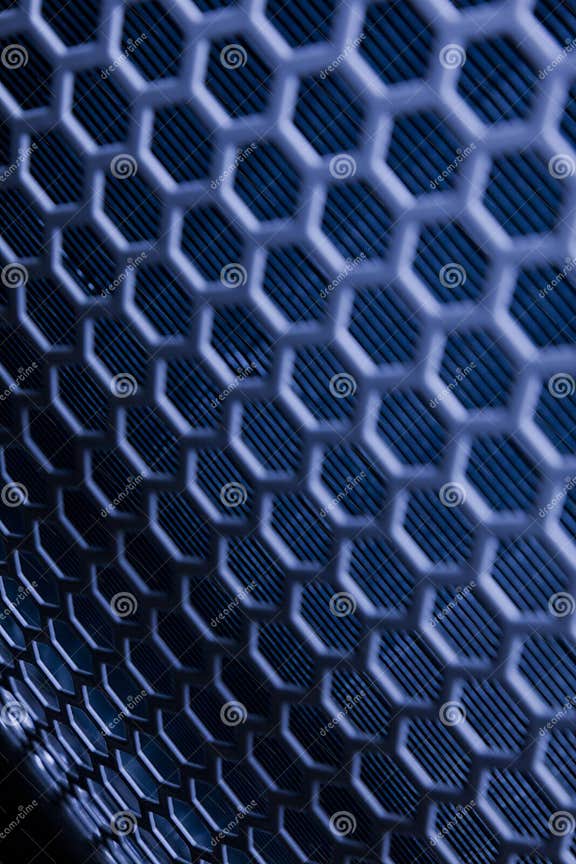 Blue Metal Mesh stock photo. Image of blue, metal, material - 19844266