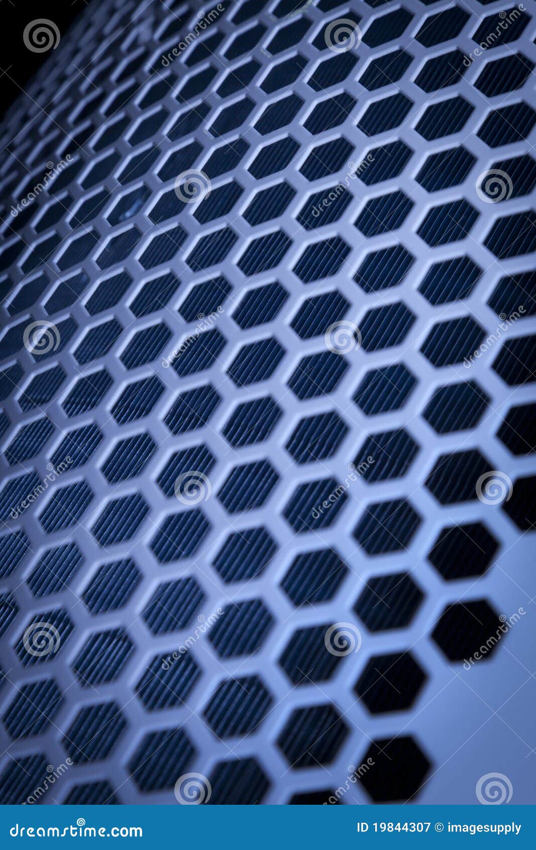 Blue Metal Mesh stock image. Image of industrial, grill - 19844307