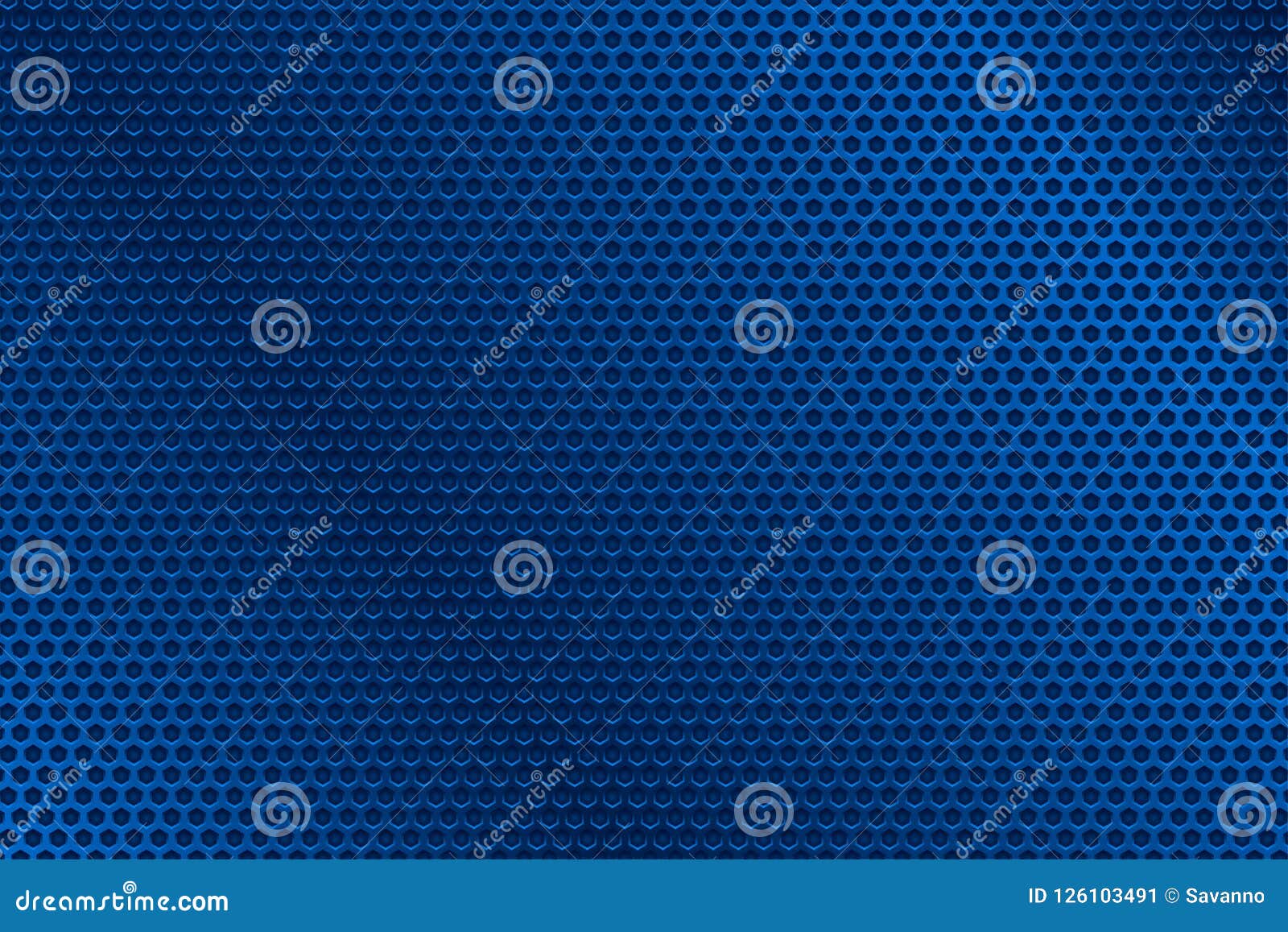 Blue Metal Perforated Background Stock Vector - Illustration of ...