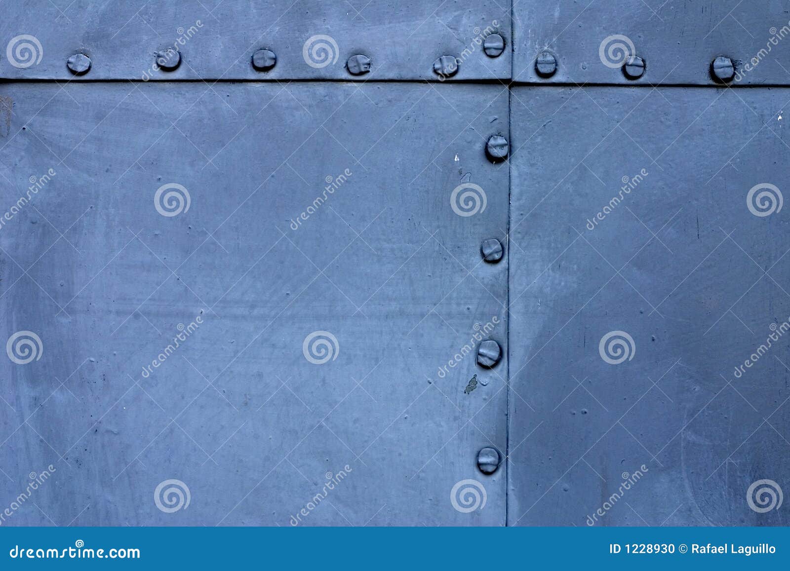 Blue metal plate stock photo. Image of rustic, architecture - 1228930