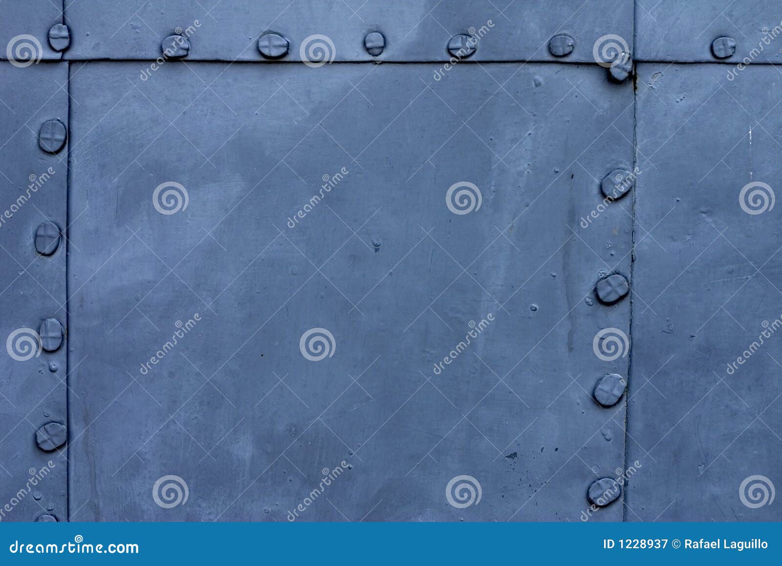 Blue metal plate stock image. Image of close, colorful - 1228937