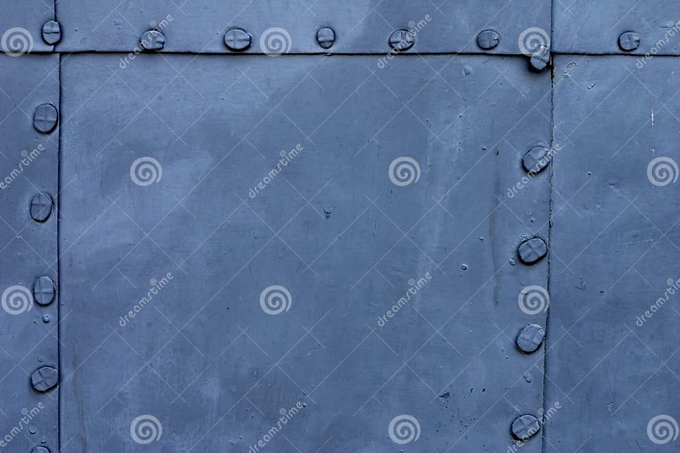 Blue metal plate stock image. Image of close, colorful - 1228937
