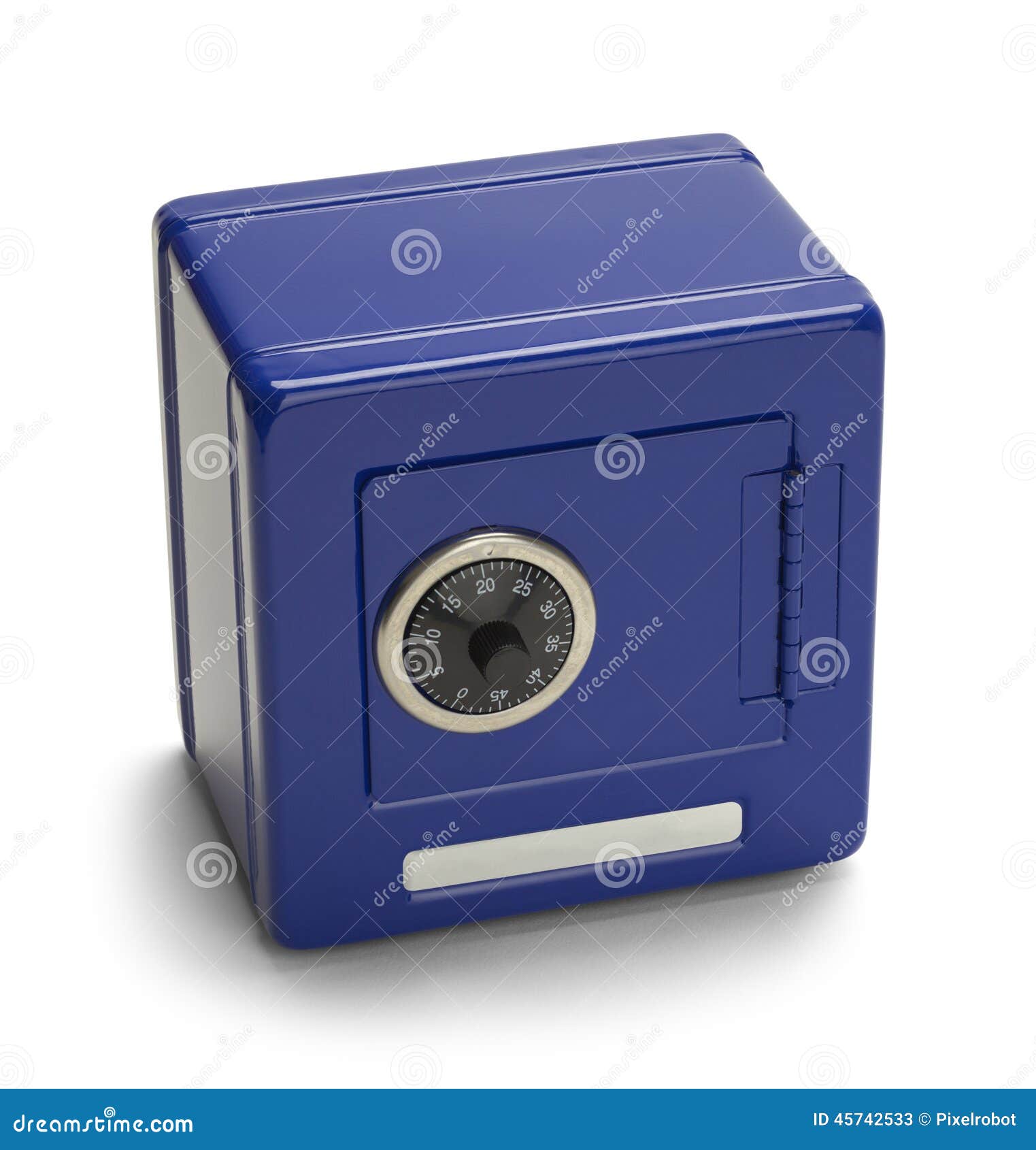 Blue Metal Safe stock image. Image of concepts, protection - 45742533