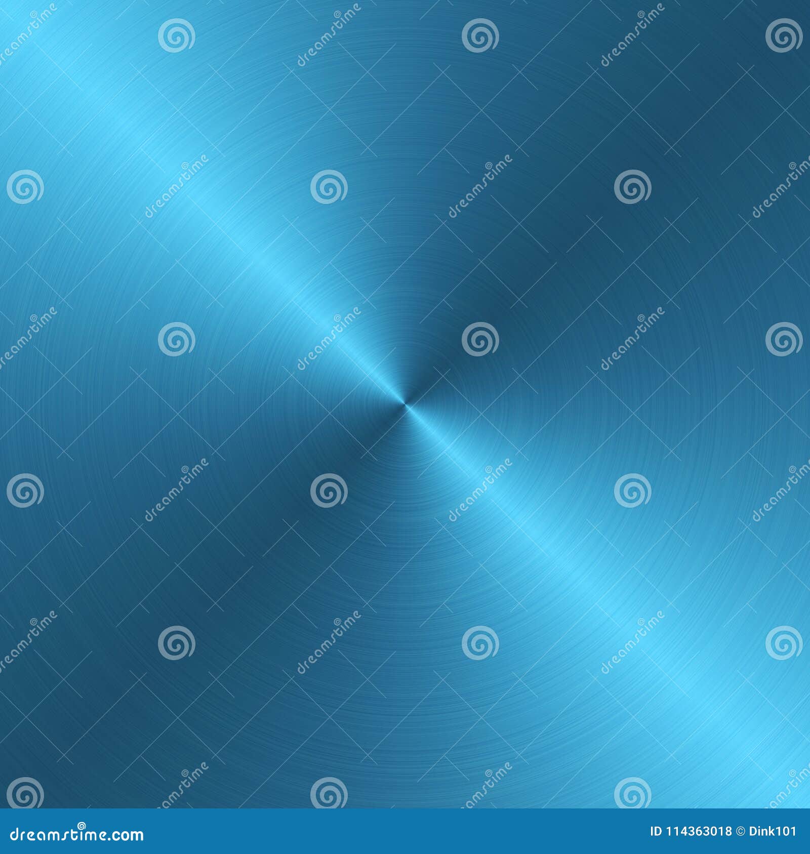 Blue Metal Texture with Concentric Circular Pattern Stock Illustration ...