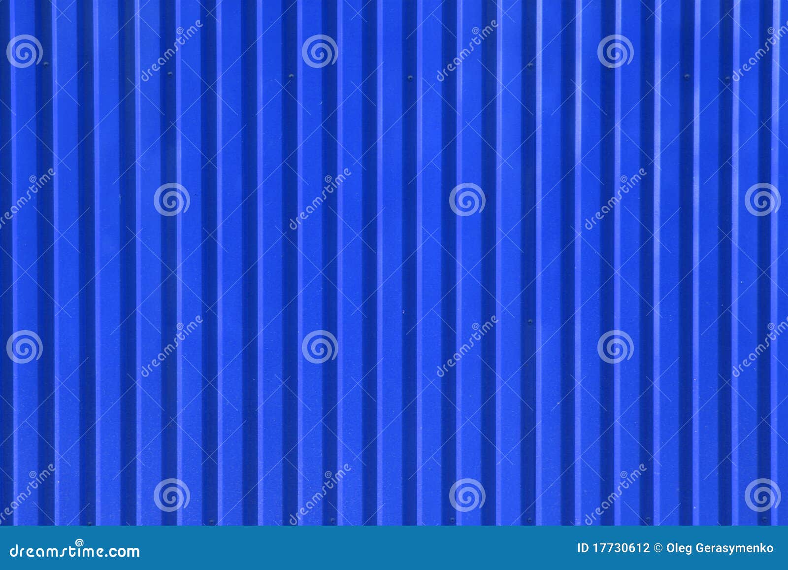Blue metal tile stock photo. Image of undulate, roofing - 17730612