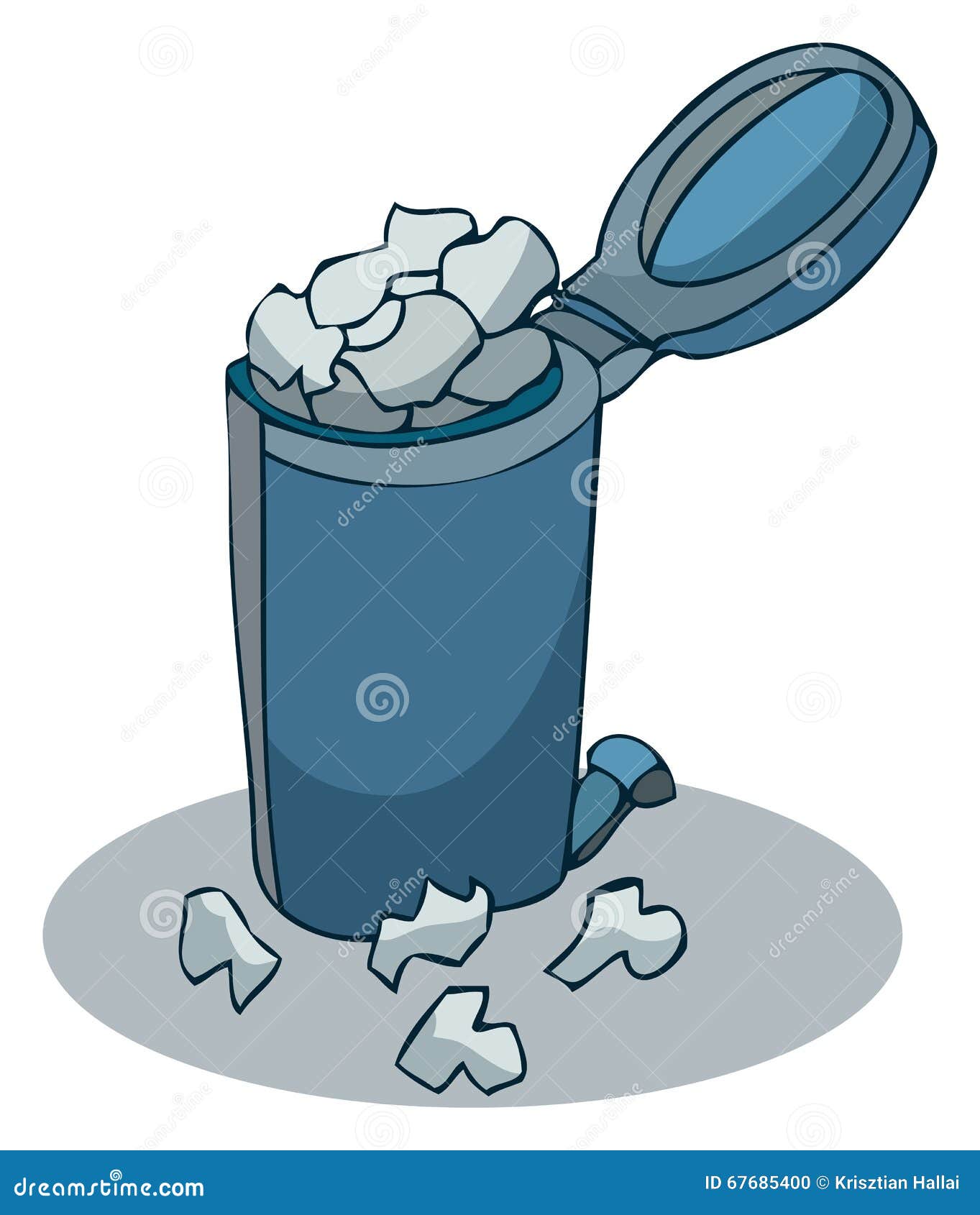 Metal Waste Recycling Information Poster With Sample Text Cartoon ...