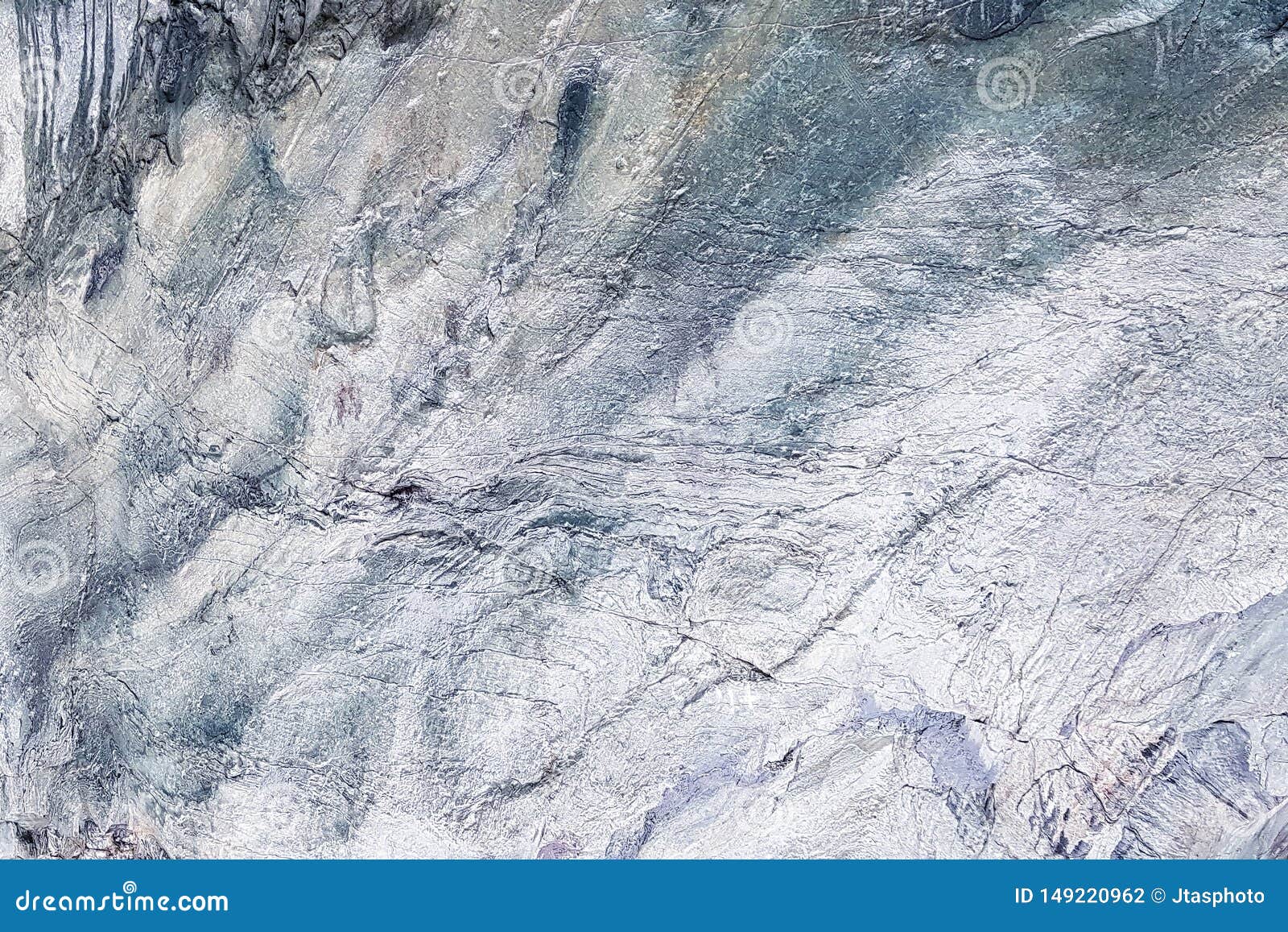 Blue Metallic Color Background and Texture of Rock Stock Photo - Image ...