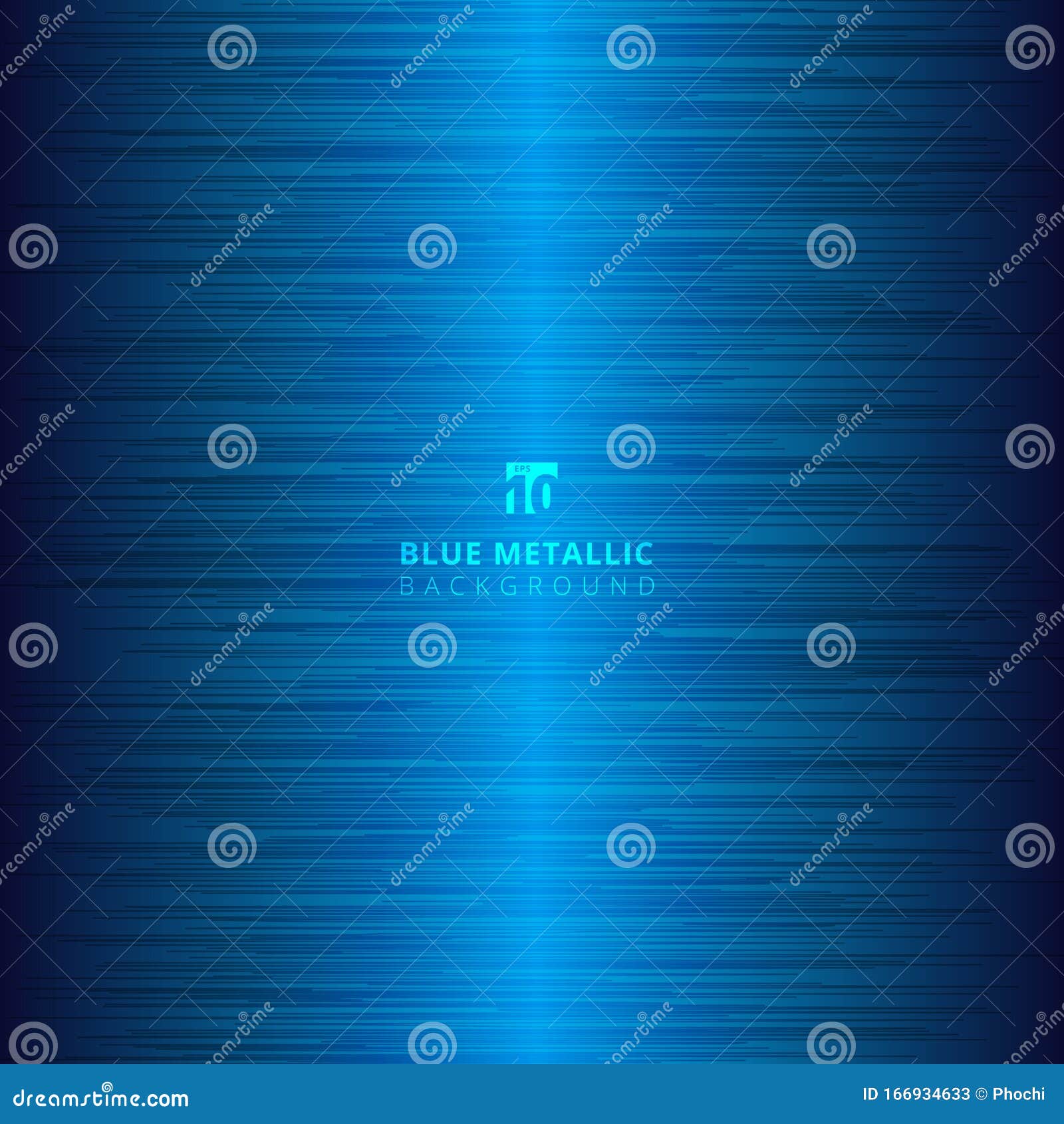 Blue Metallic Metal Polished Background and Texture Stock Vector ...