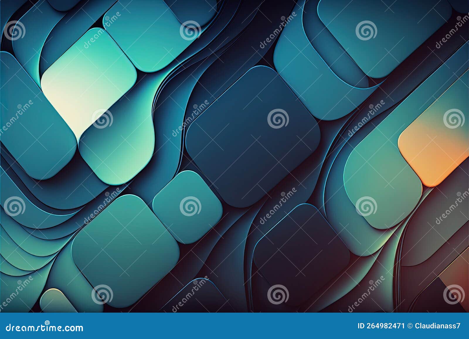 Midjourney Ai Generated Blue Metallic Background Illustration Stock ...