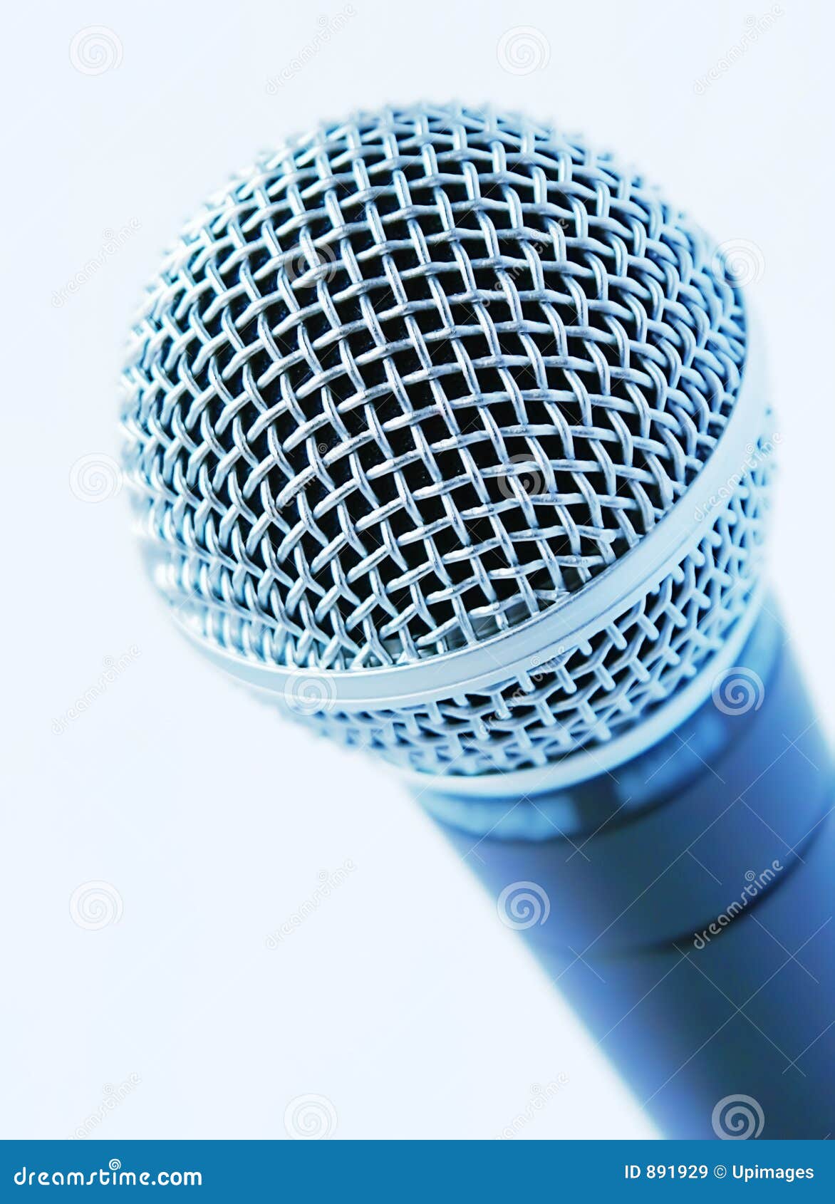 Blue Mic stock image. Image of isolated, communication - 891929