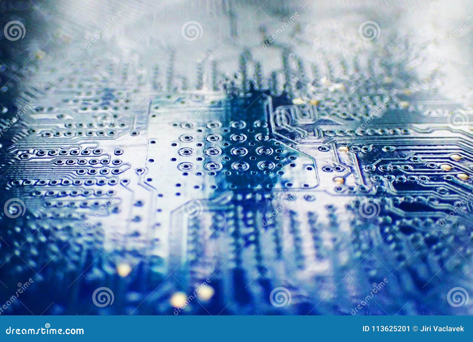 Blue microchip texture stock image. Image of processor - 113625201