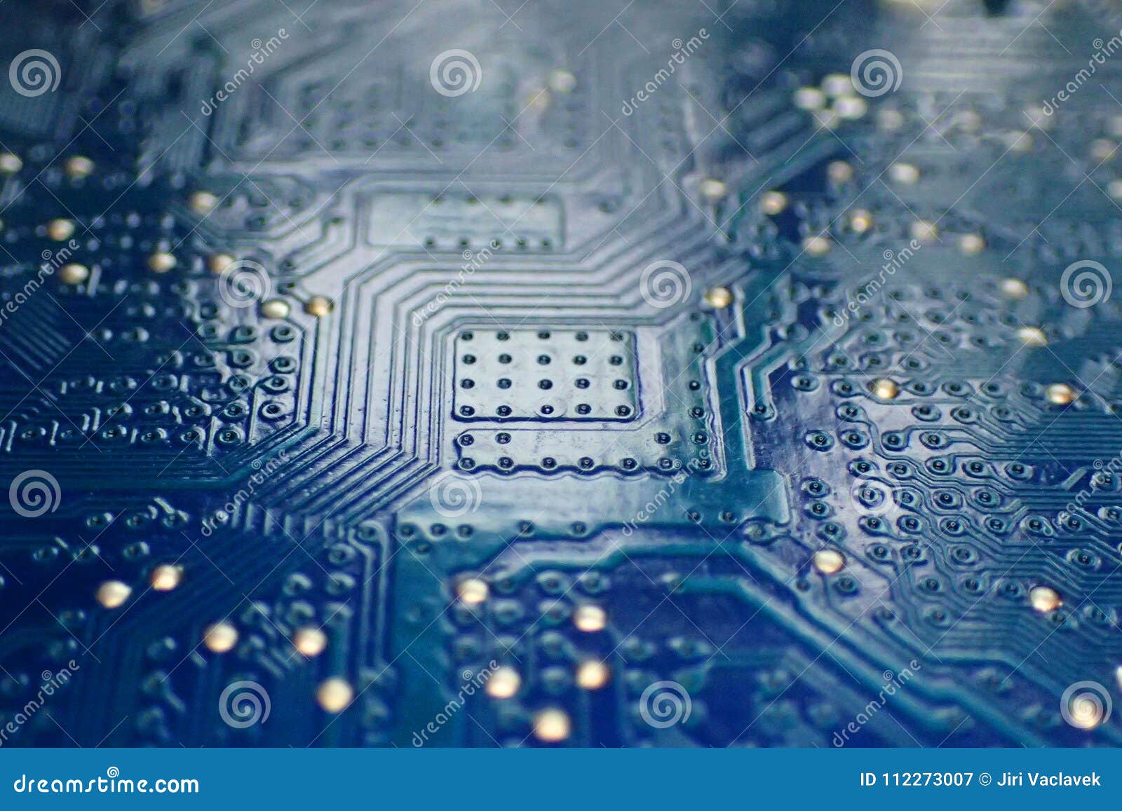 Blue microchip texture stock image. Image of concept - 112273007
